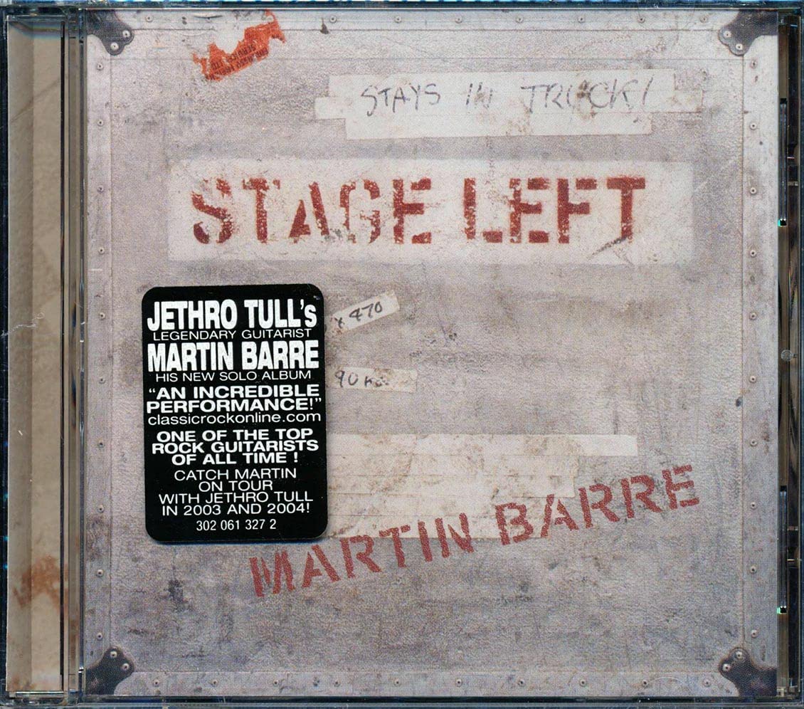 Barre, Martin - Stage Left - Amazon.com Music