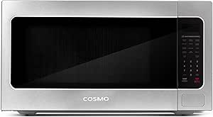 Amazon.com: Cosmo COS-BIM22SSB Countertop Microwave Oven with Smart ...