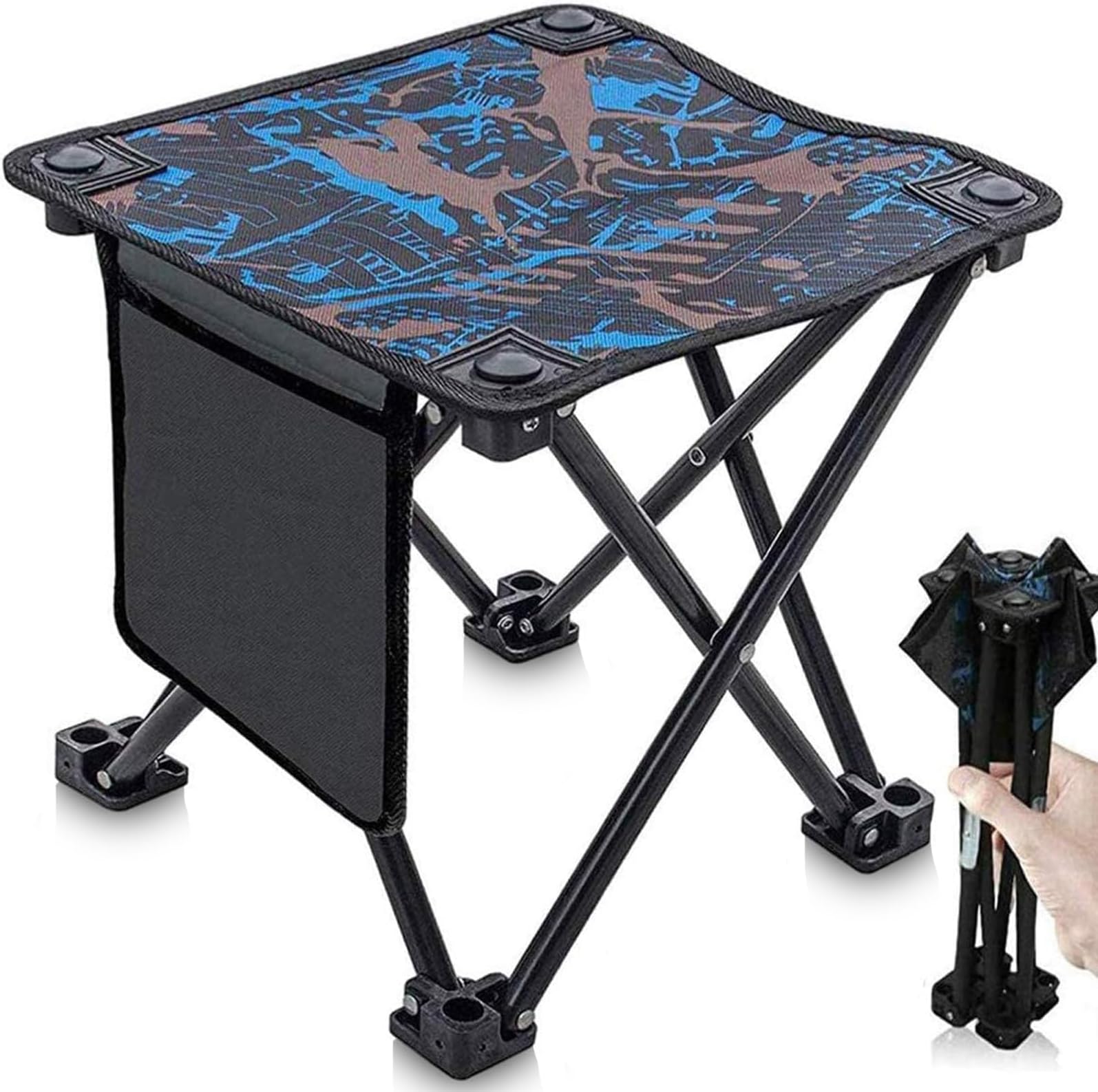 Portable Folding Camping Stool, Xndryan Small Fishing Chair Foldable ...