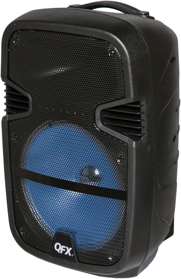 Amazon.com: QFX PBX-1201 12" Rechargeable Speaker Bluetooth/FM/USB/TF ...