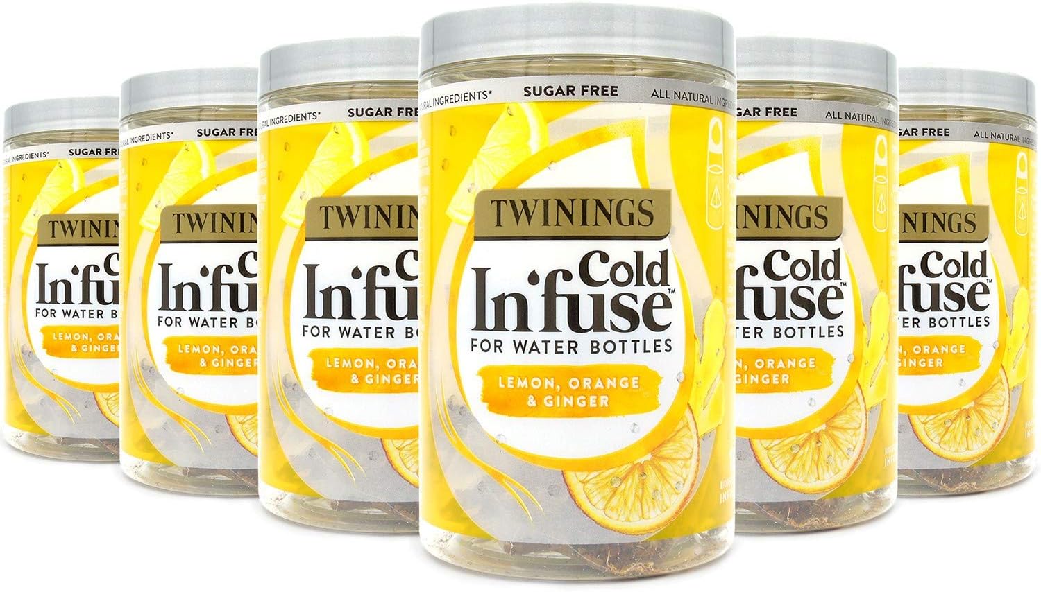 Twinings Cold In'Fuse Lemon Orange and Ginger Infusers, Pack of 6 ...