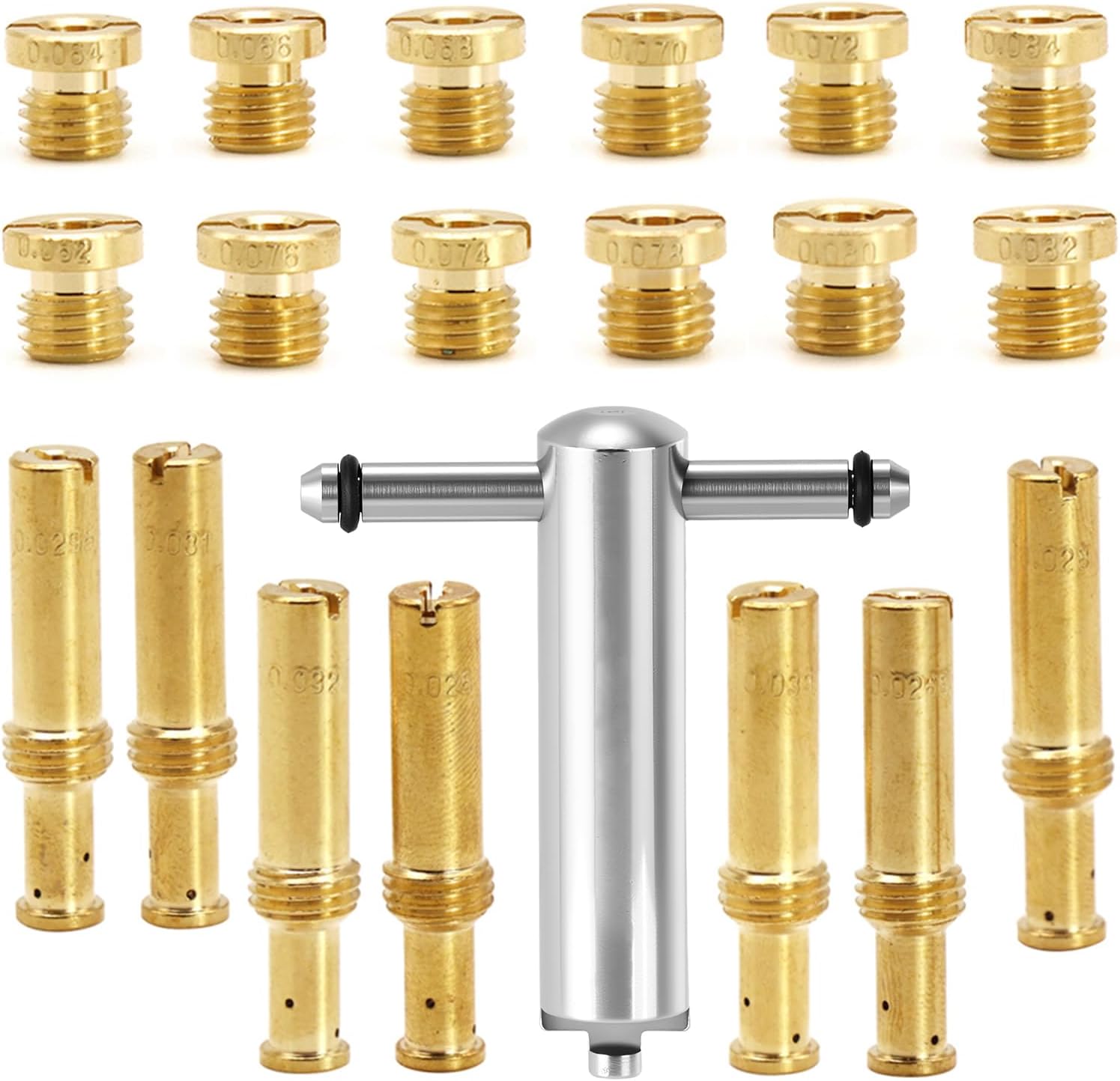Amazon.com: 19 Pieces Jet Assortment Kit with Main Jet Tool for ...
