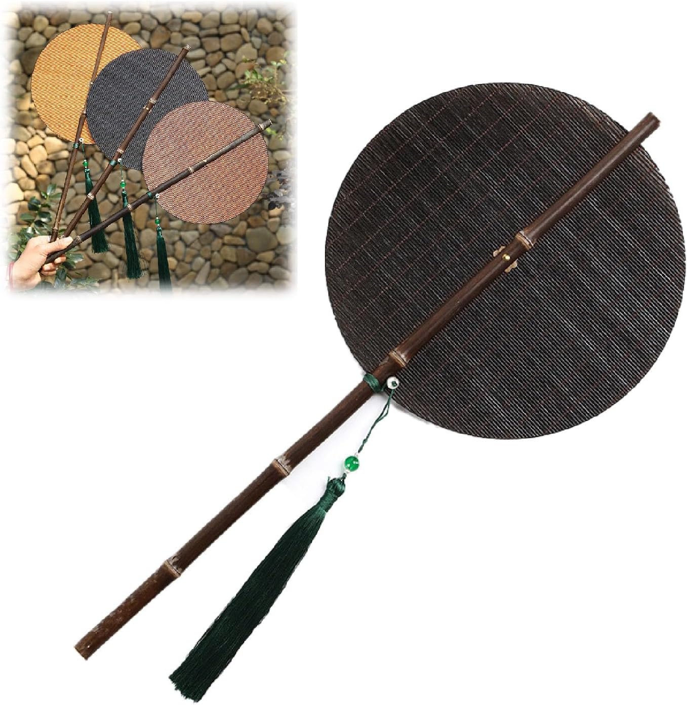 Amazon.com: Knixhult 2024 New Ancient Handmade Bamboo Fan, Folding Hand ...
