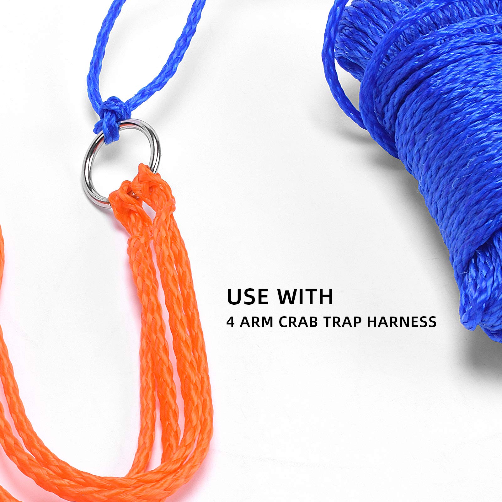 Snapklik.com : Poly Crab Line For Crab Trap 1/4 In Dia 300FT Blue