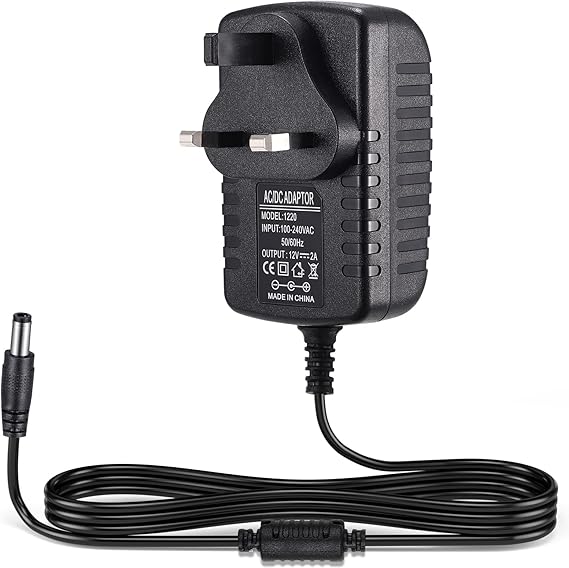 TOBWOLF 12V 2A Power Supply Adapter, DC 12V 24W Switching Power Adapter ...