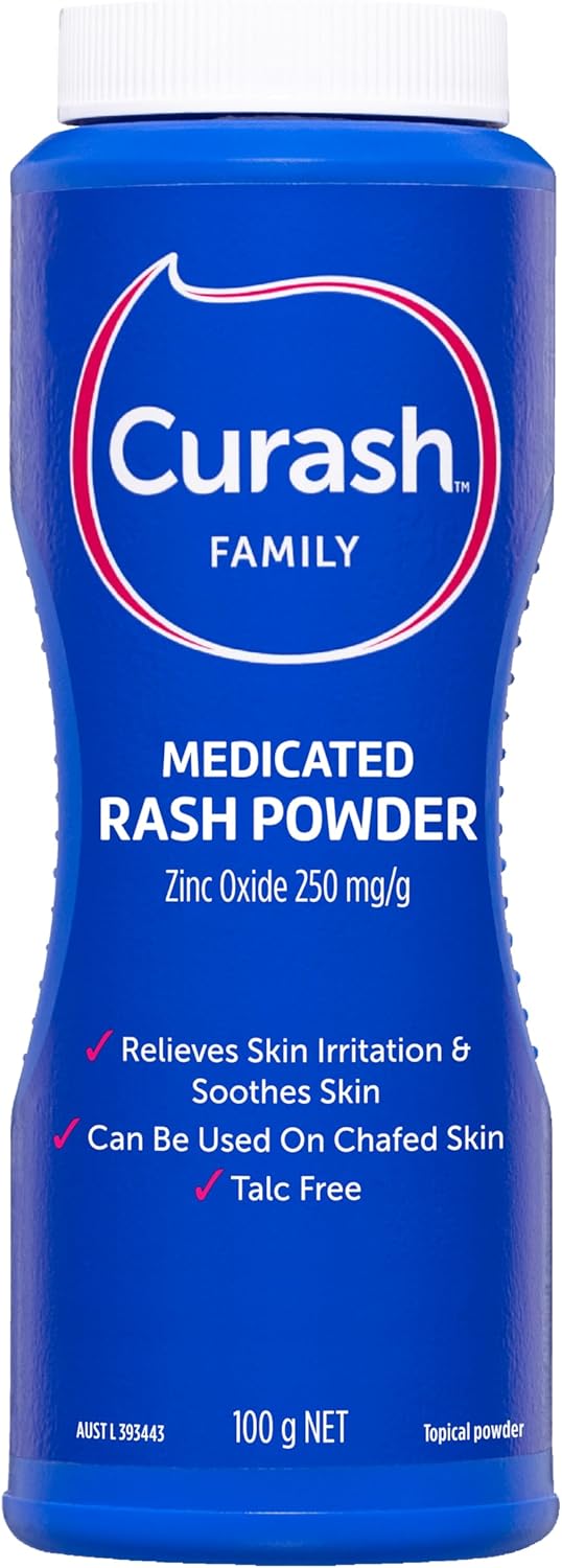 Curash Family Medicated Rash Powder, 100g, Relieves and Soothes ...
