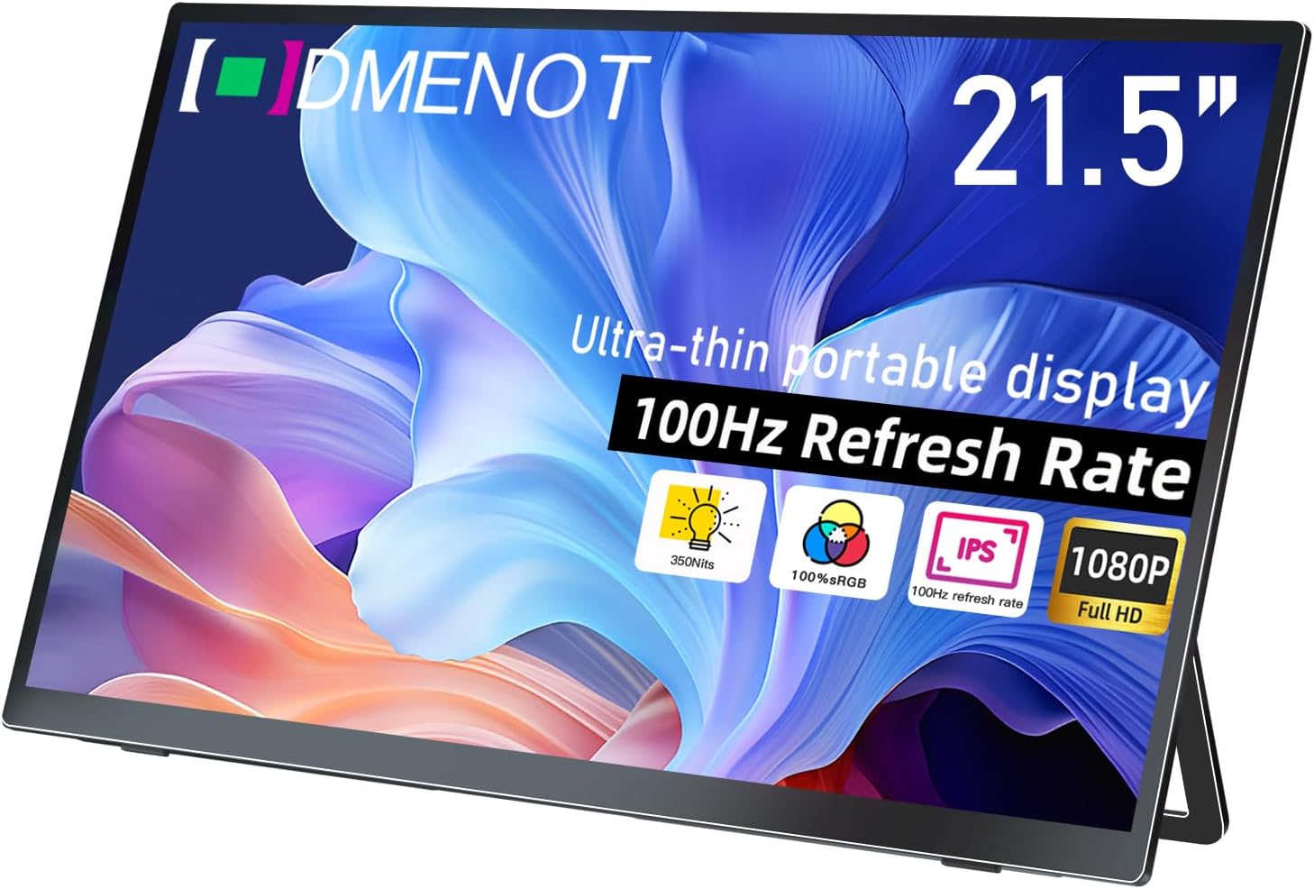 Amazon.com: odmenot Monitor portátil grande de 100 Hz 21.5 pulgadas ...