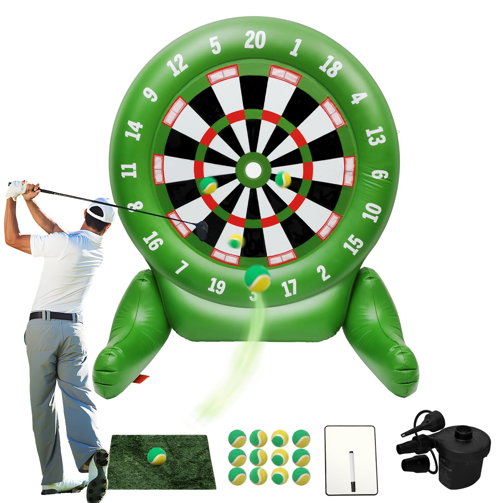 Amazon.com: Betollo Games - Upgraded Backyard Golf Game with Air Pump ...