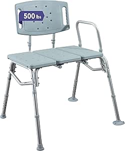 Amazon.com: Bariatric Transfer Bench Shower Chair for Bathtub ...