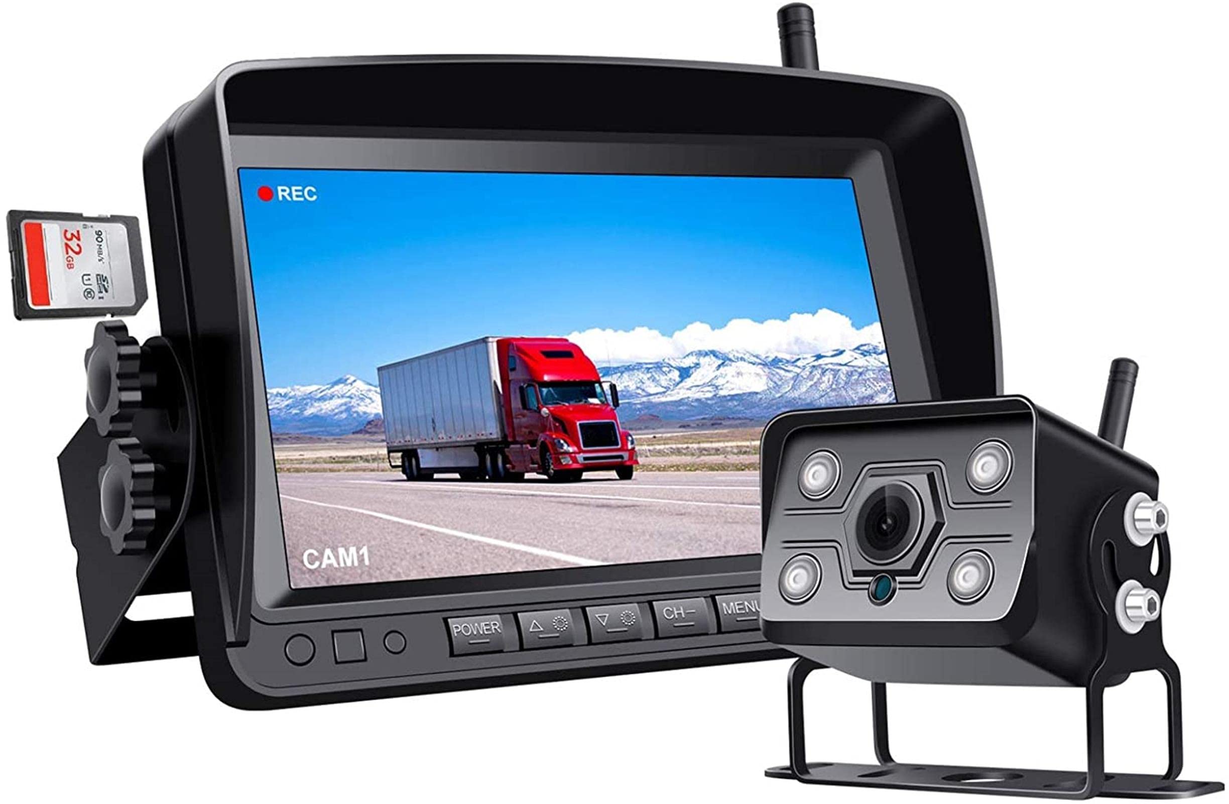 Buy CXSMKP HD RV Wireless Backup Camera Kit,Digital Signal, Waterproof ...