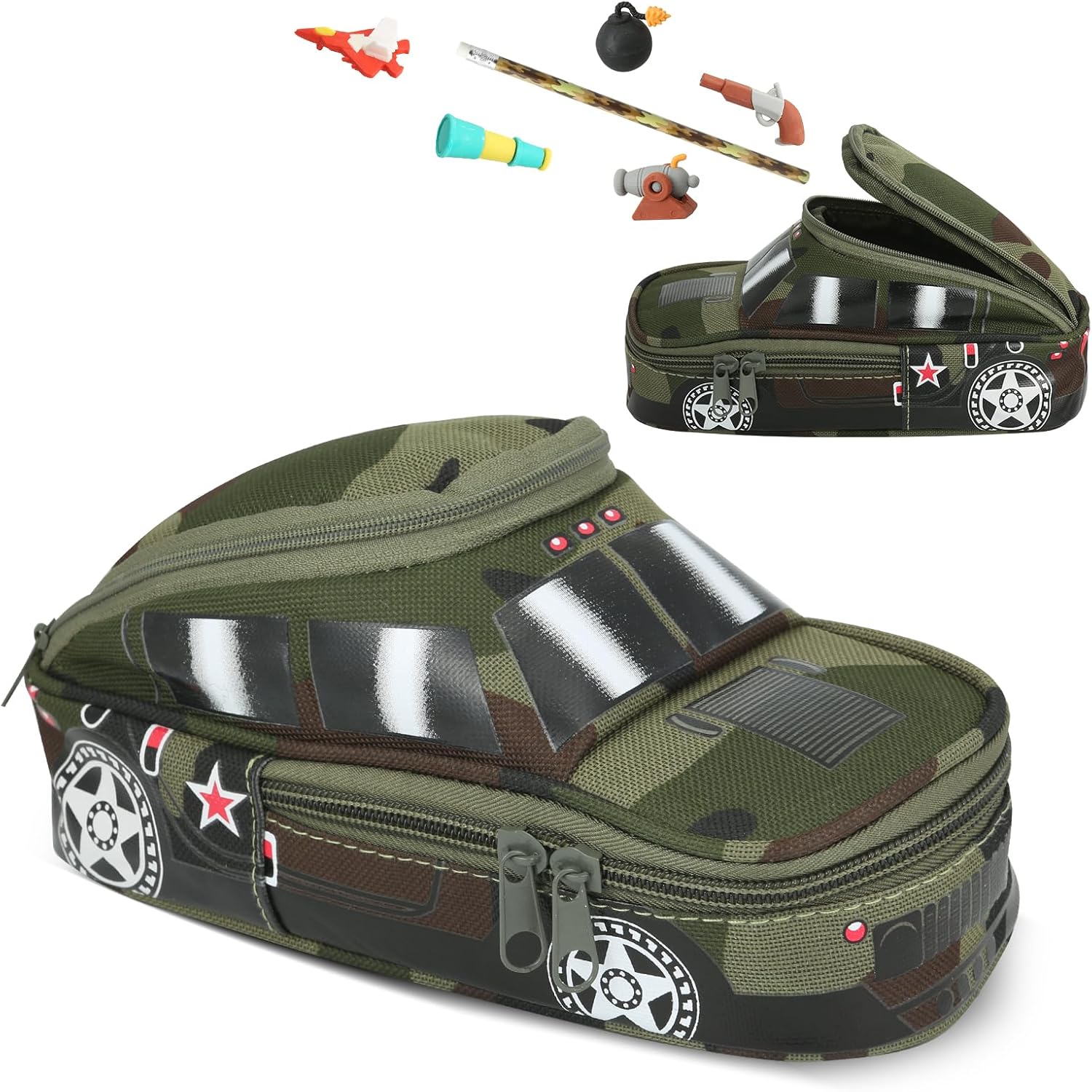 Amazon.com: MAIGOZON Car Pencil Pouch for Boys Kids, Large Capacity ...