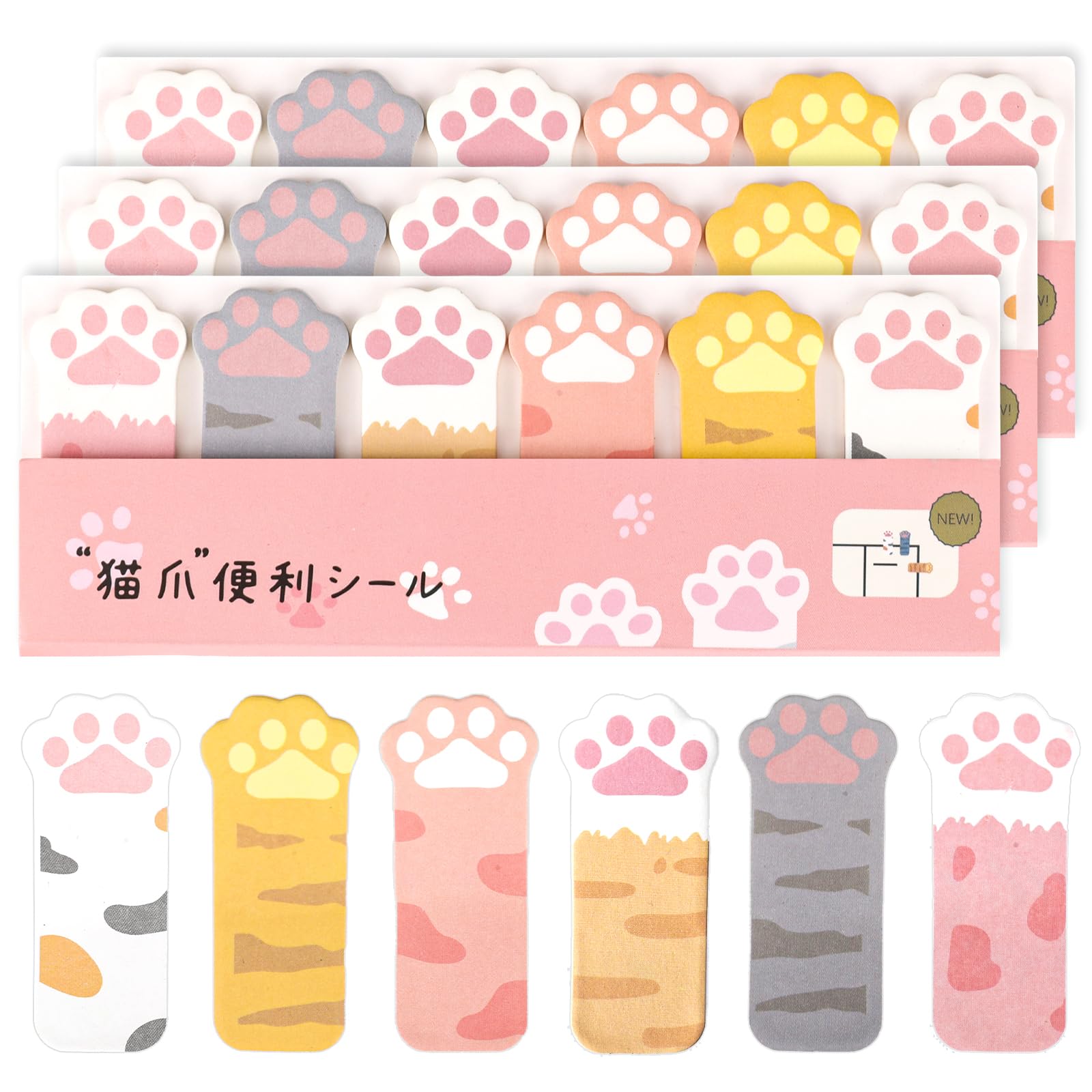 Amazon.com : 360 Sheets Cute Sticky Note Pads Animal Sticky Notes Cat ...