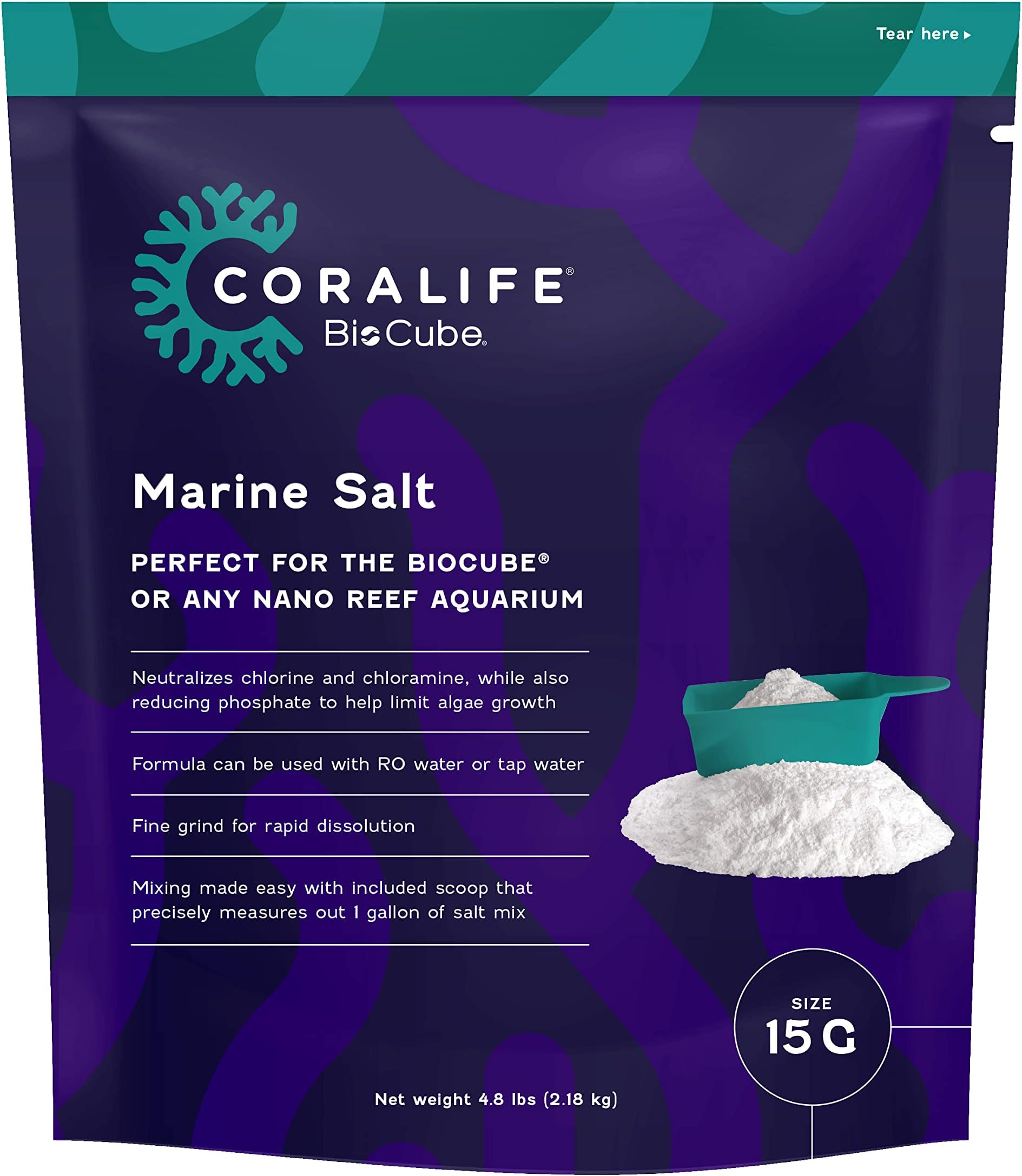 Amazon.com : Instant Ocean Sea Salt for Marine Aquariums, Nitrate ...