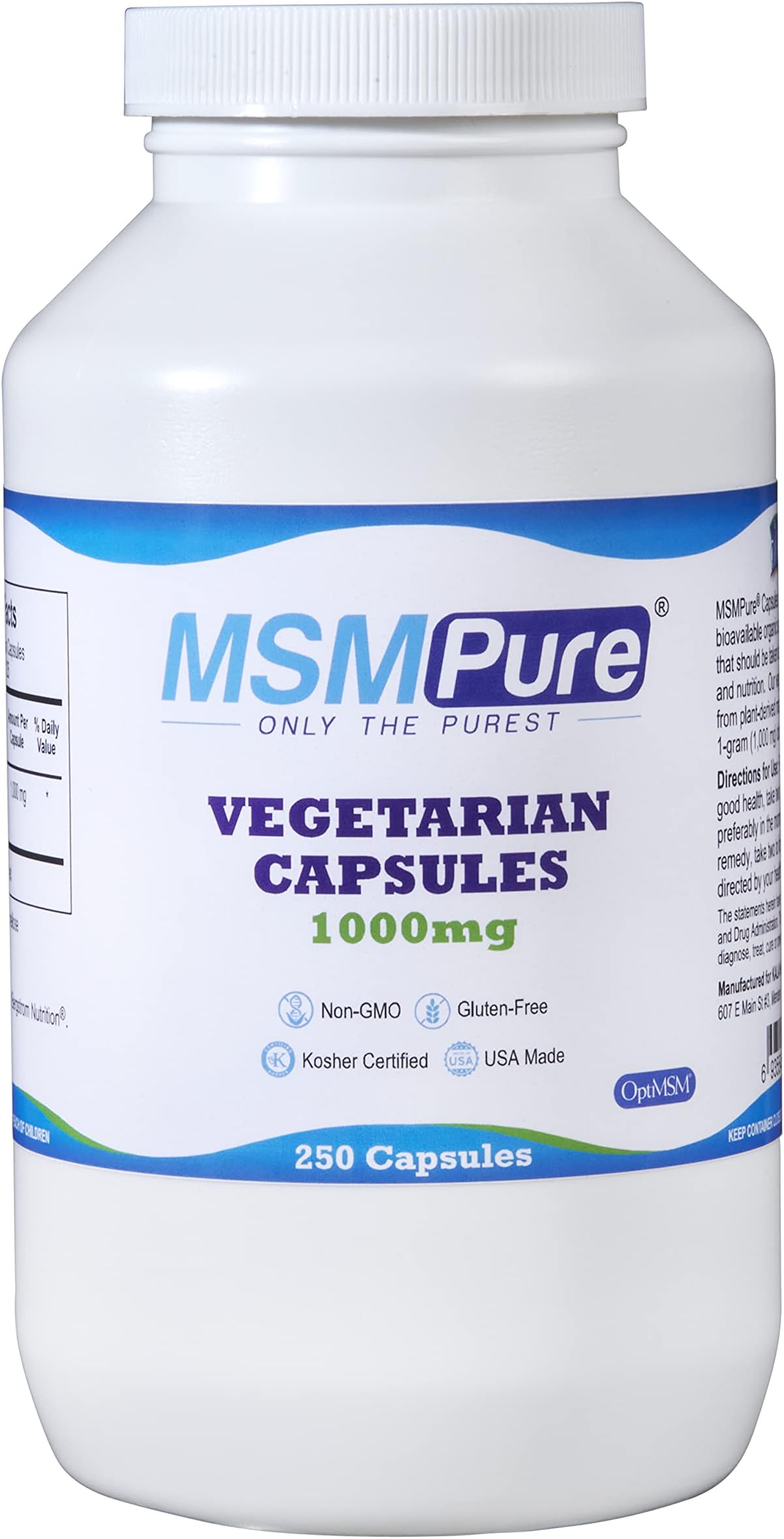 Amazon.com: Natural Balance Pure MSM Capsules | Sulfur Supplement Helps ...