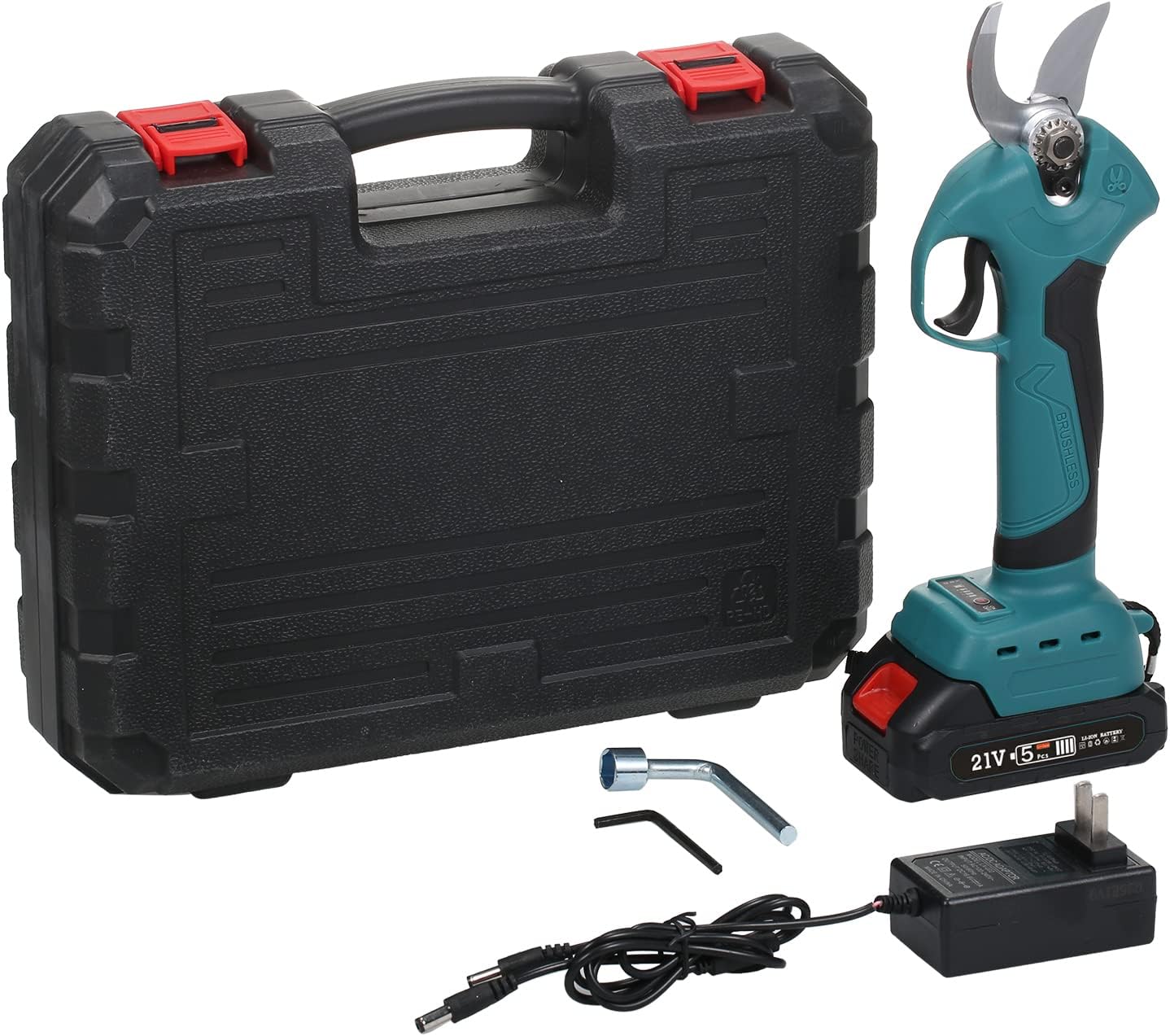 Amazon.com: Electric pruning scissors,ERYUE 21V Brushless Cordless ...
