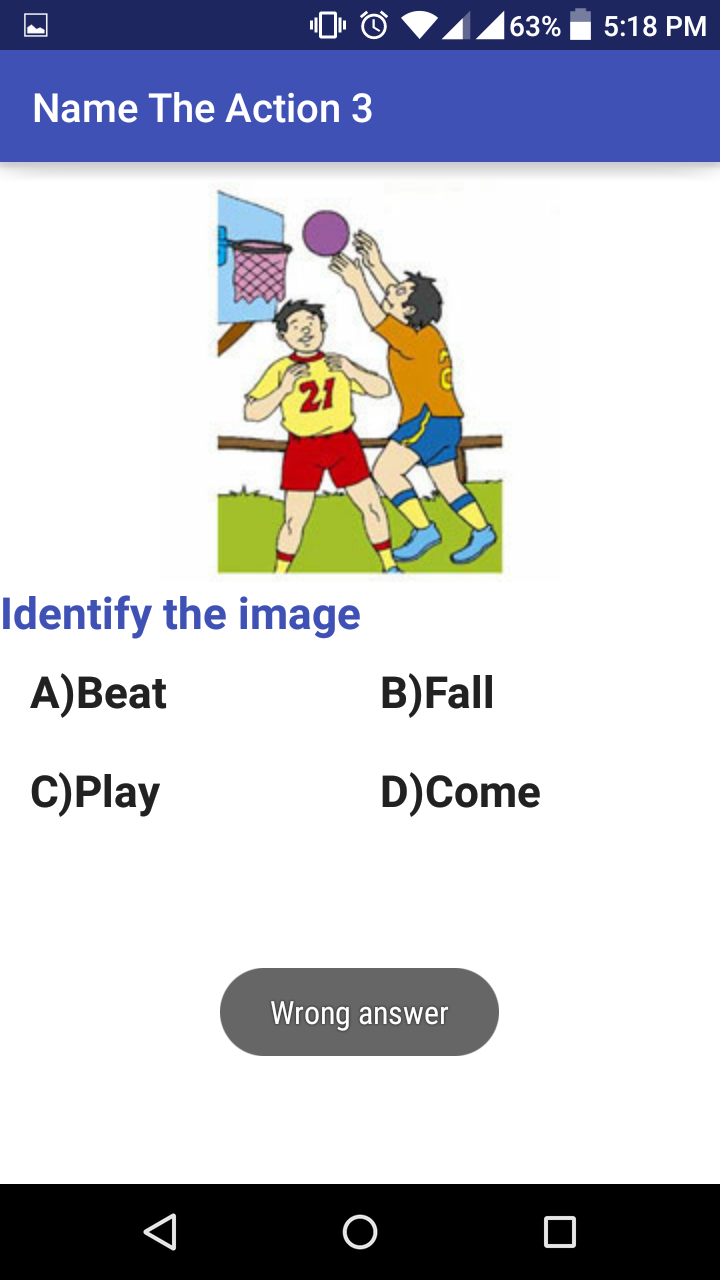 Name the Action 3 - App on Amazon Appstore