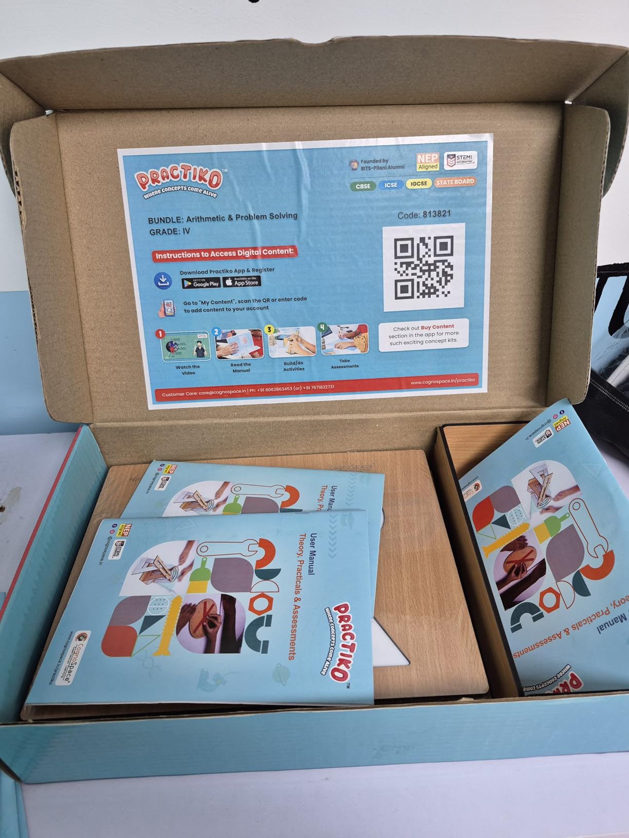 CognoSpace Practiko Earth, Space & Human Body STEM Learning Kit for ...
