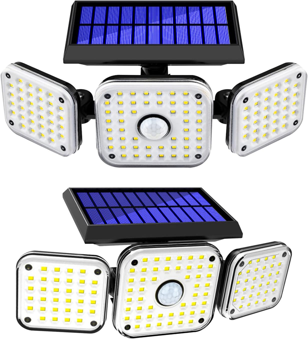 Vistreck Solar Flood Lights Outdoor - 83 LED Waterproof Solar Motion ...
