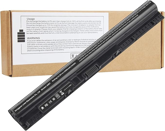 Amazon.com: M5Y1K Laptop Battery for Dell Inspiron 14 15 17 5000 3000 ...