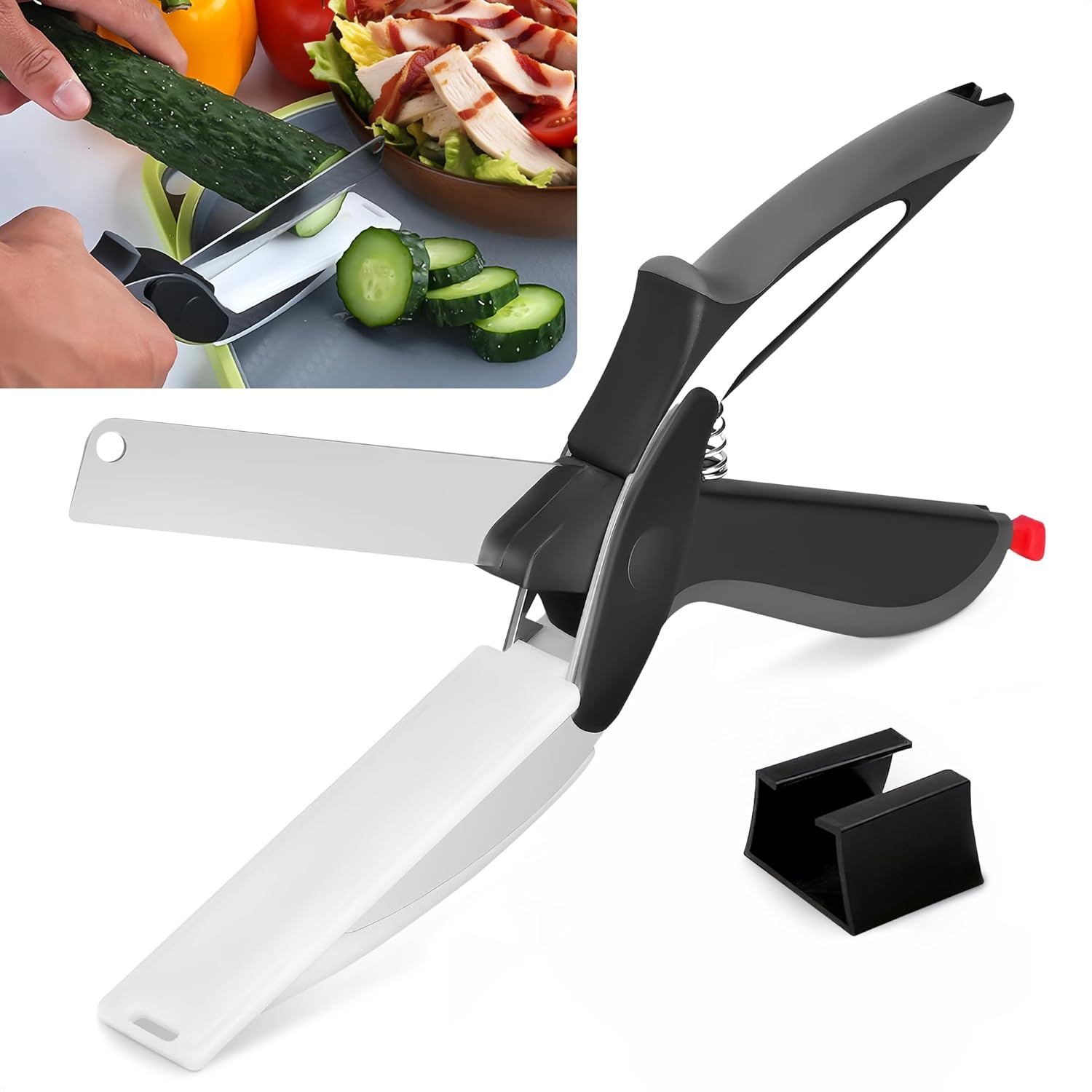 Amazon.com: Vegetable Chopper Kitchen Scissors - Vegetable Scissors ...