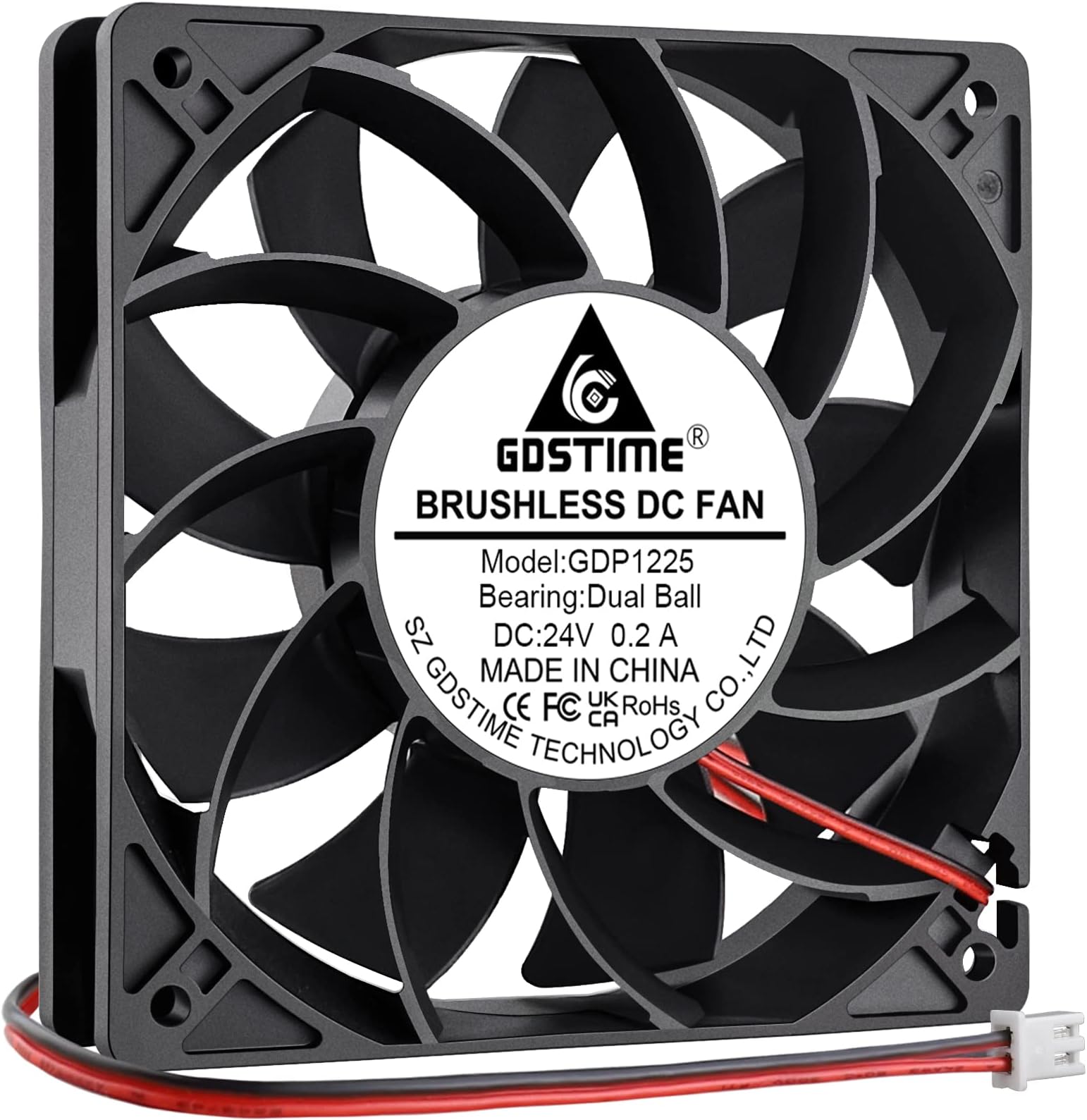 Amazon.com: Wathai 120mm 24v Case PC Cooling DC Fan and 120mm 5 inch ...