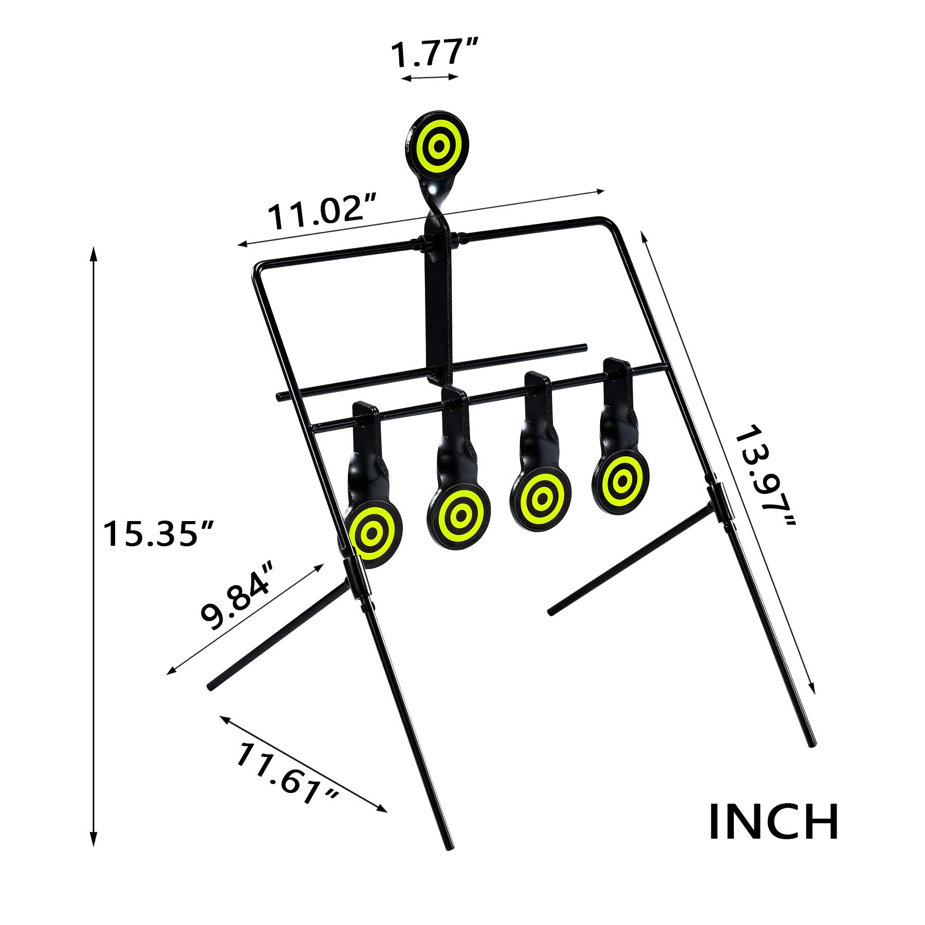 Snapklik.com : KNINE OUTDOORS Resetting Shooting Target Airgun Rimfire ...