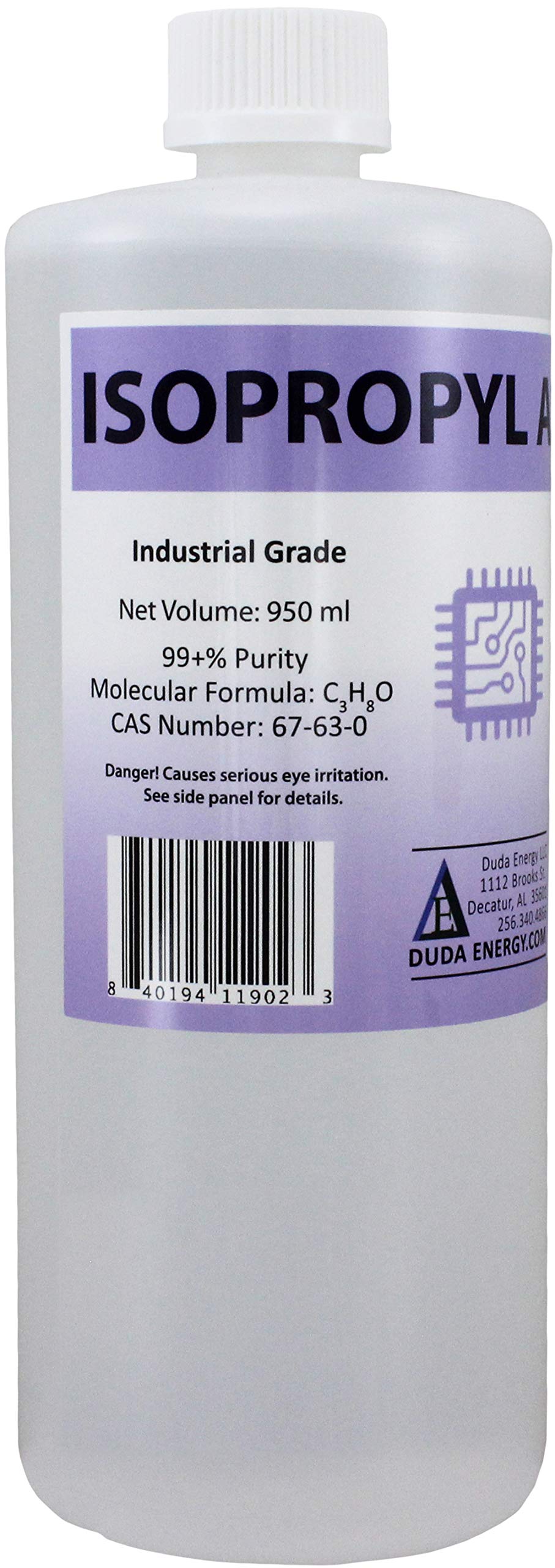 Buy 3 x 950ml Bottles of 99+% Pure Isopropyl Alcohol Industrial Grade ...