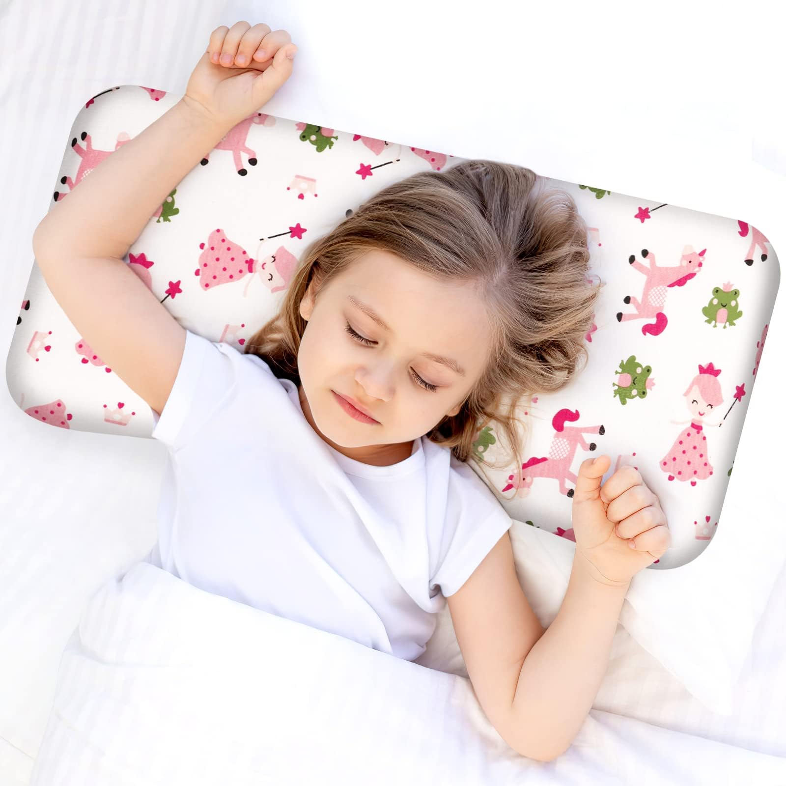 ACADGQ AA3 Toddler Pillow,10x18 Inch Cotton Small Pillow-s for Sleeping ...