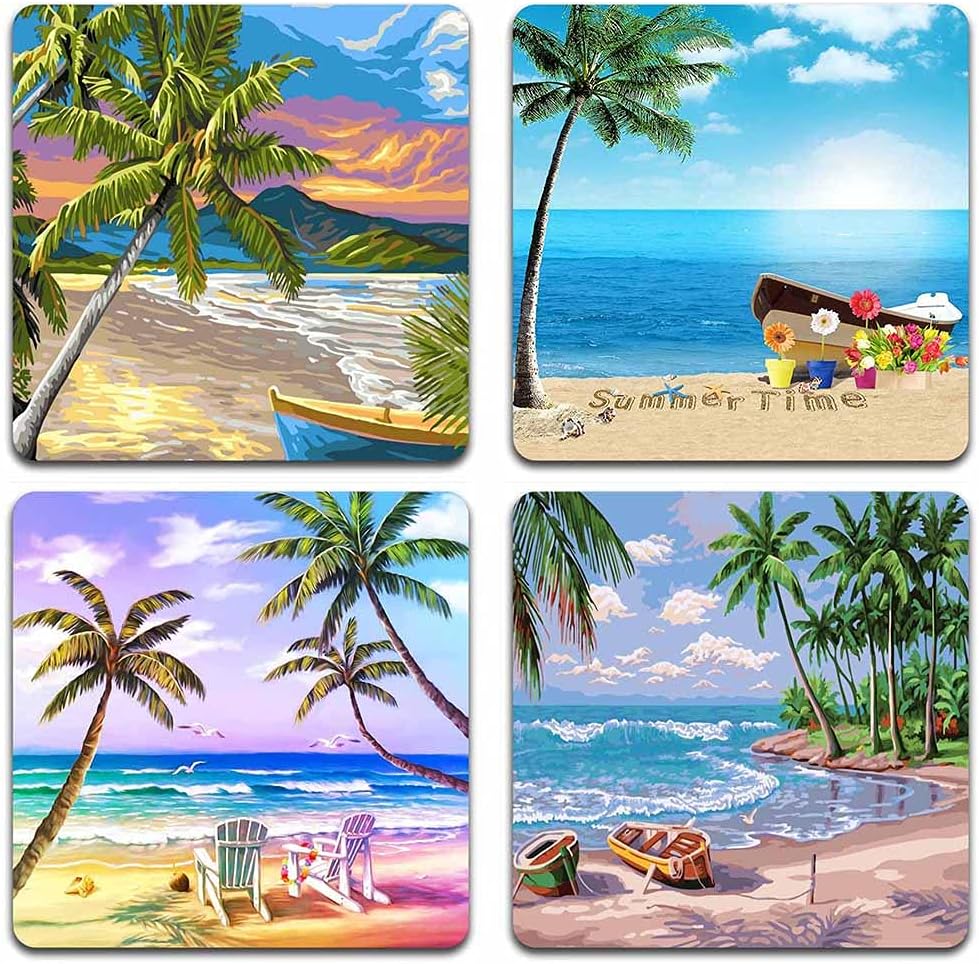 Amazon.com | 20 Tiki Bar Hawaiian Drink Cocktail Coasters: Hawaiian ...