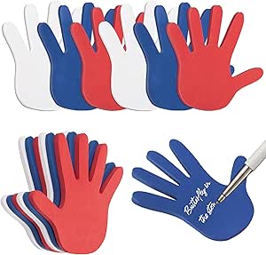 Amazon.com : Wehhbtye 1200Pcs 4th of July Sticky Notes, Patriotic Hand ...