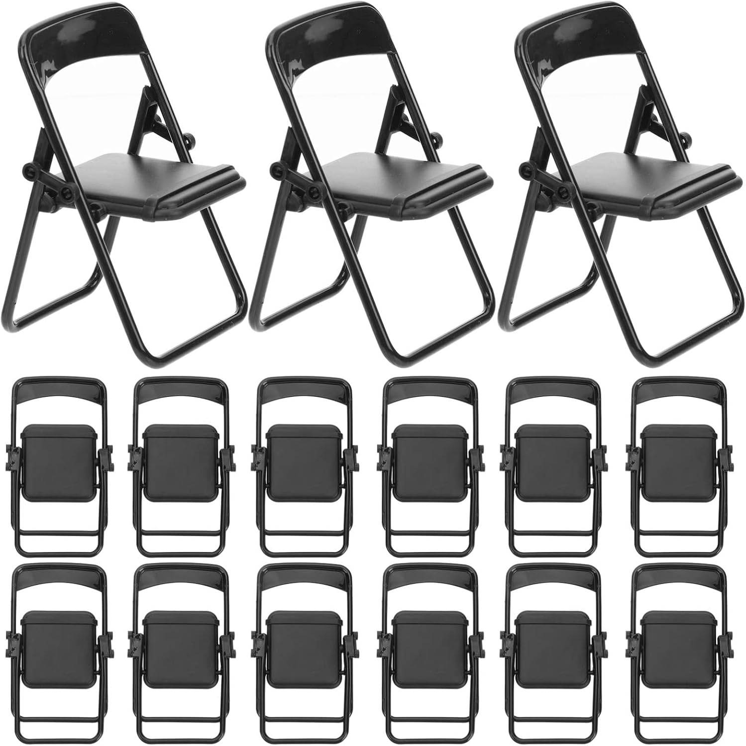 Amazon.com: Gadpiparty Foldable Chair Mini Plastic Chair Action Figure ...