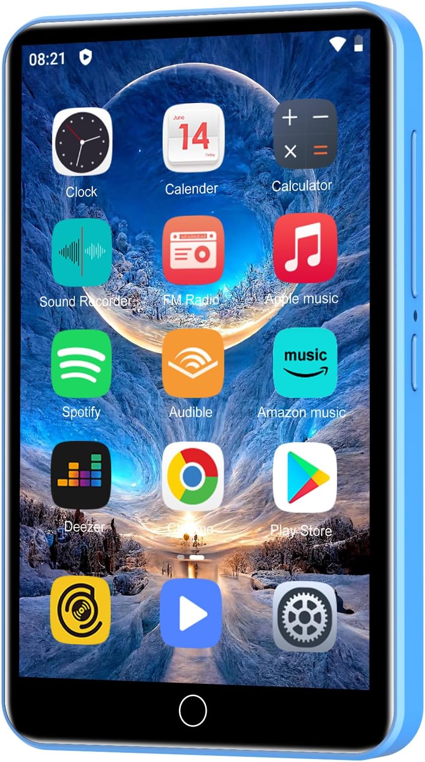 Amazon.com: 80GB MP3 Player with Bluetooth and WiFi, 4.0" Full ...