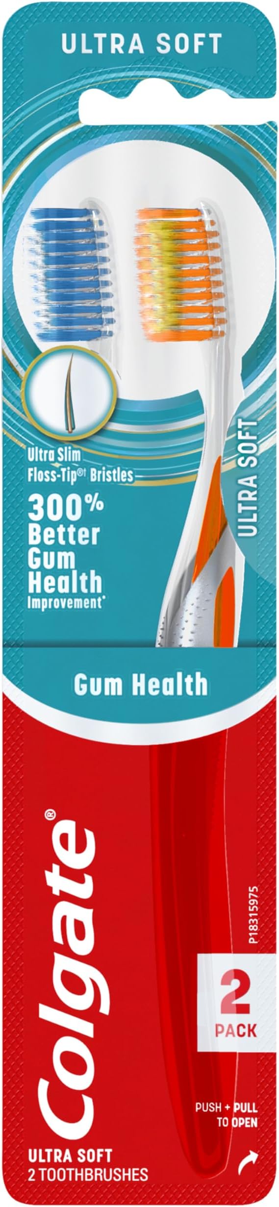 Amazon.com : Colgate Gum Health Toothbrush, Ultra Soft - 2 Count ...