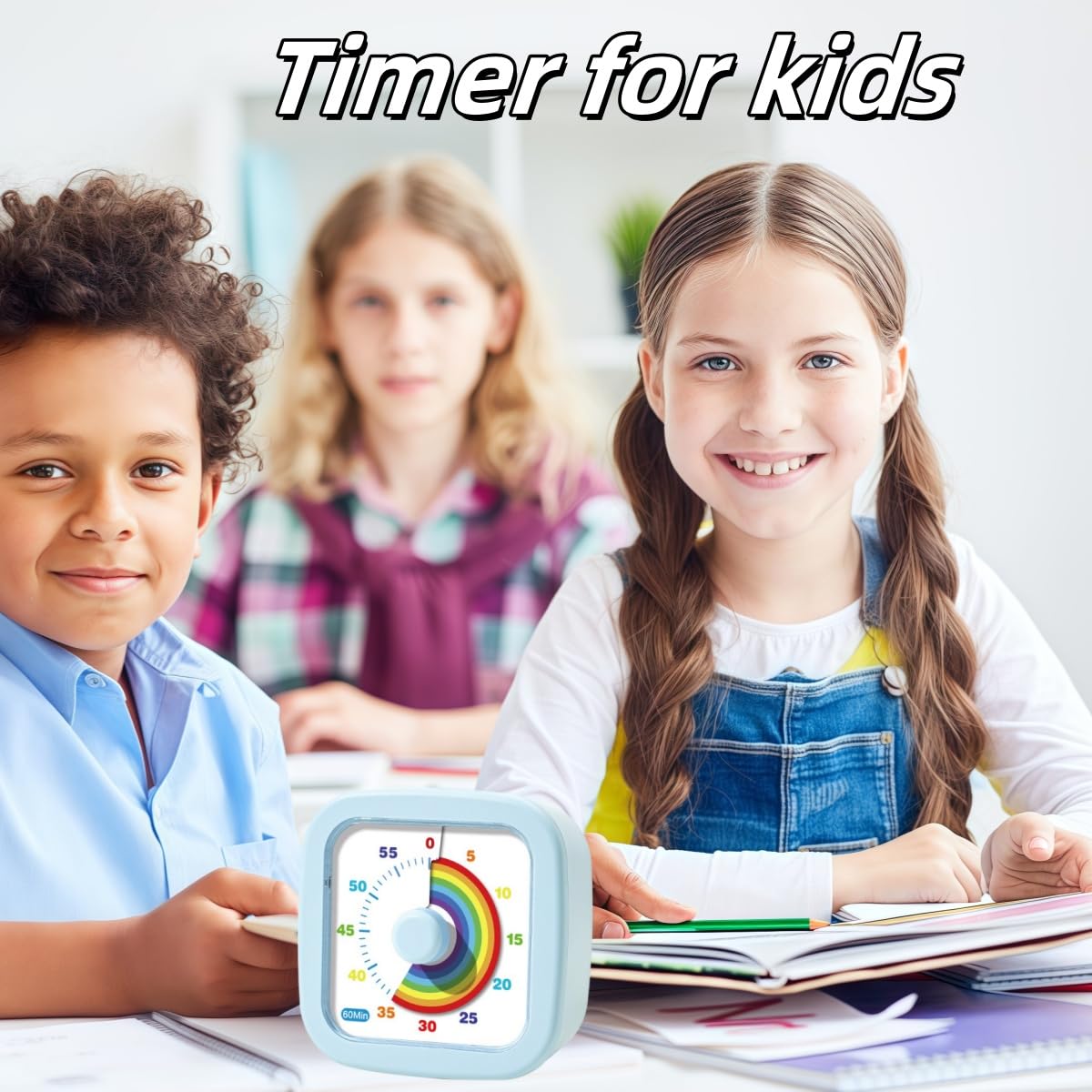 Rainbow Timer Rainbow Visual Timer For Kids - 60 Minute Silent ...