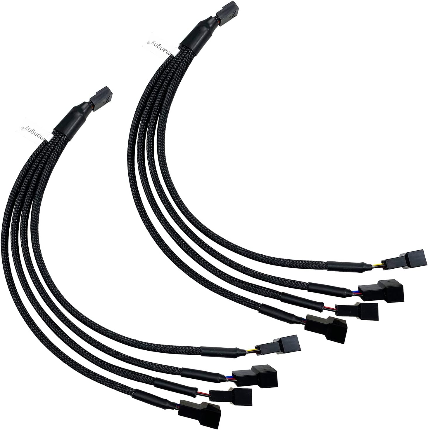 Amazon.com: Gebildet 5pcs USB to 3-Pin / 4-Pin PWM 5V USB Sleeved Fan ...