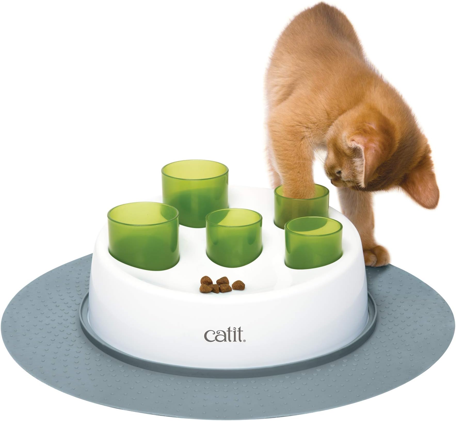 Catit Senses 2.0 Digger Interactive Cat Toy, Green, Cat Toys for Indoor ...