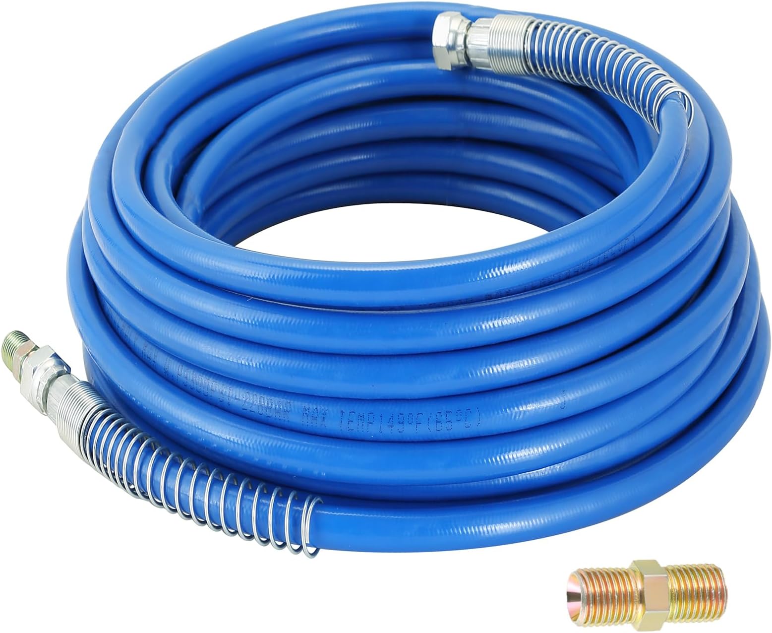 50ft x 1/4" Airless Paint Spray Hose, Blue Color 15m Light Flexible ...