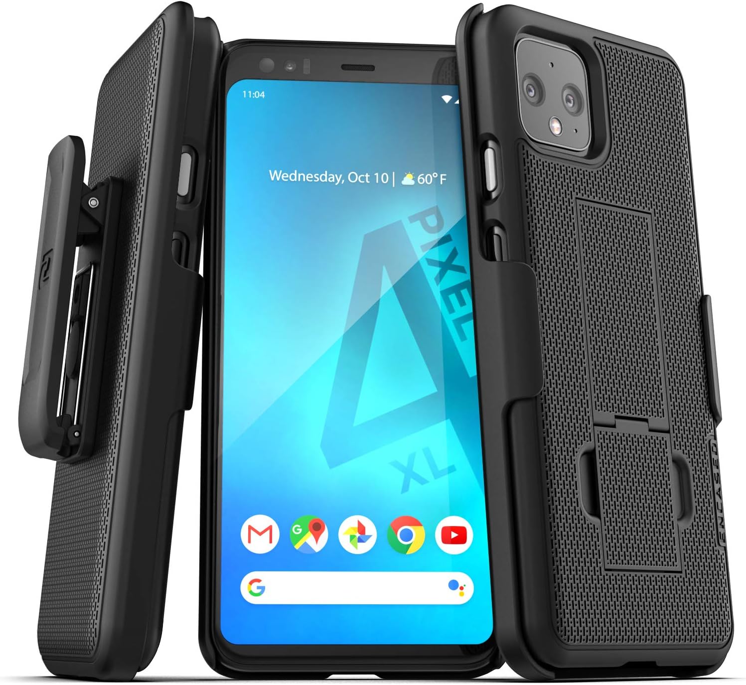 Amazon.com: Encased DuraClip Pixel 4 XL Belt Clip Case - Slim Cover ...