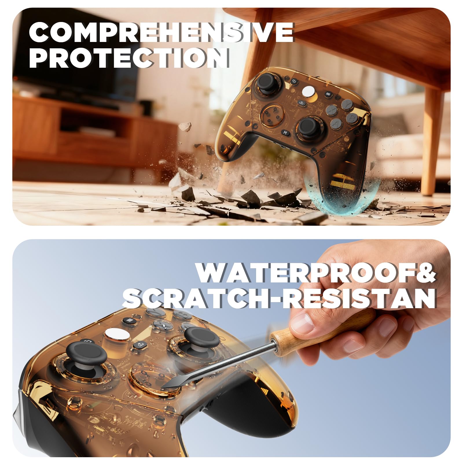 Snapklik.com : Magnetic Clear Faceplates For GameSir G7 Pro, Swappable ...