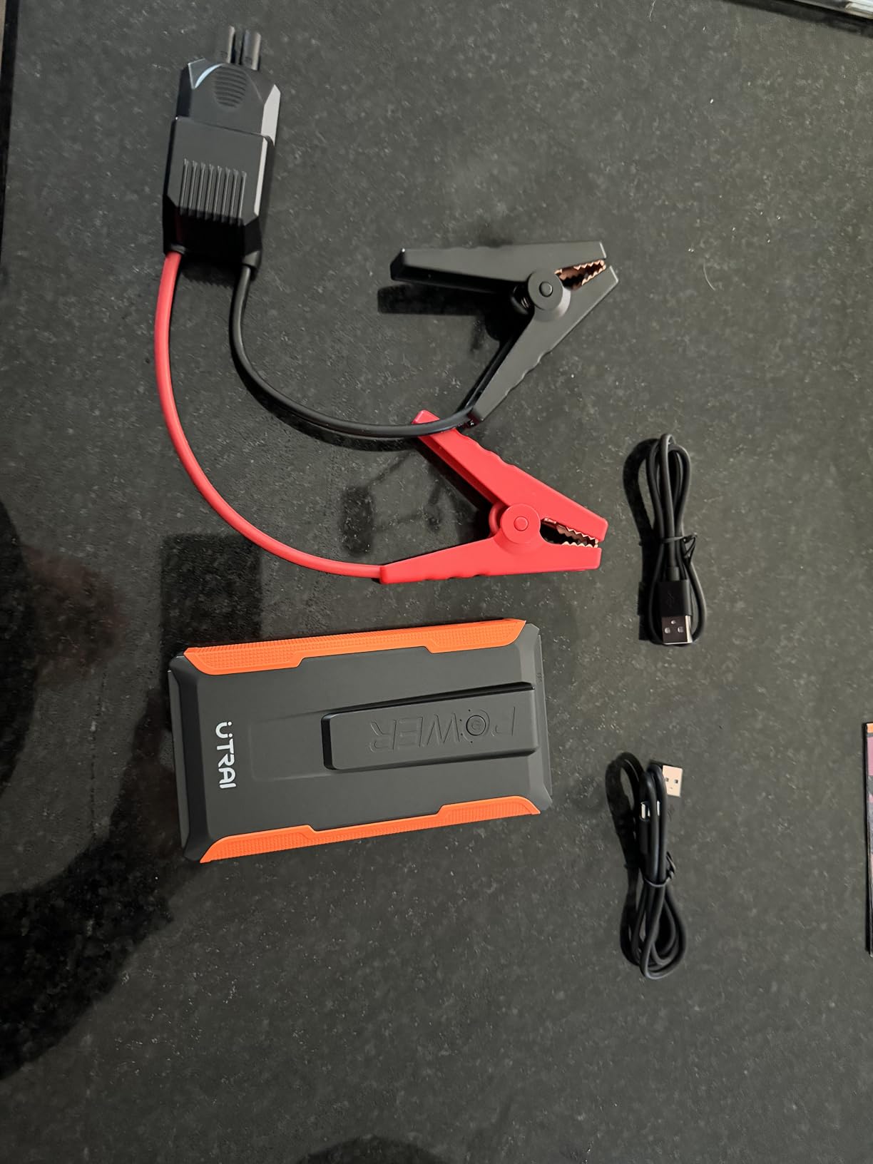 $9/mo - Finance UTRAI T1 Car Jump Starter, 13200mAh 1400A Peak Portable Jump Starter Battery ...