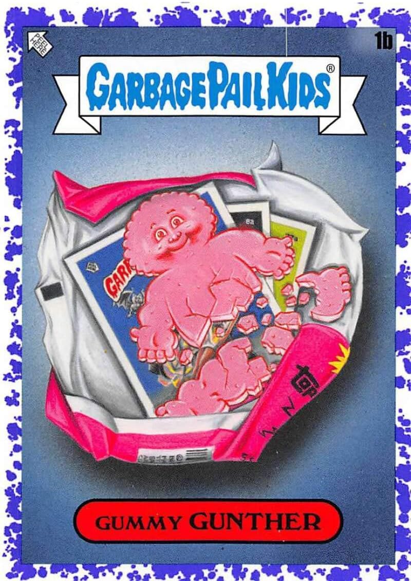 2021 Topps Garbage Pail Kids Stickers Food Fight Purple Jelly #1B GUMMY ...