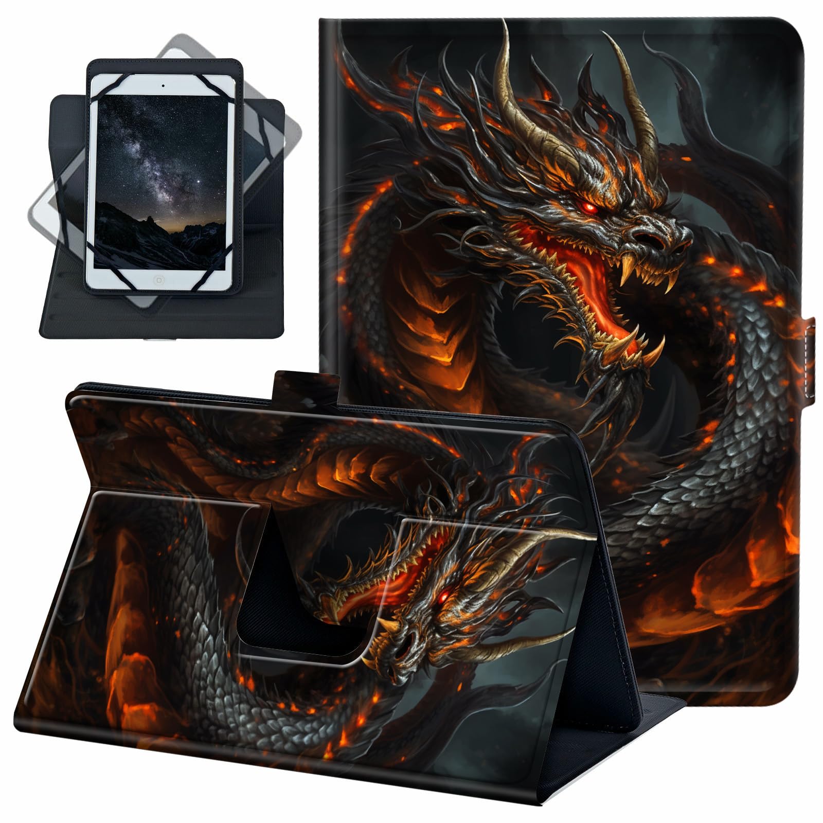 Amazon.com: for Universal 10 10.1 Inch Android Tablet Case 360 Degree ...