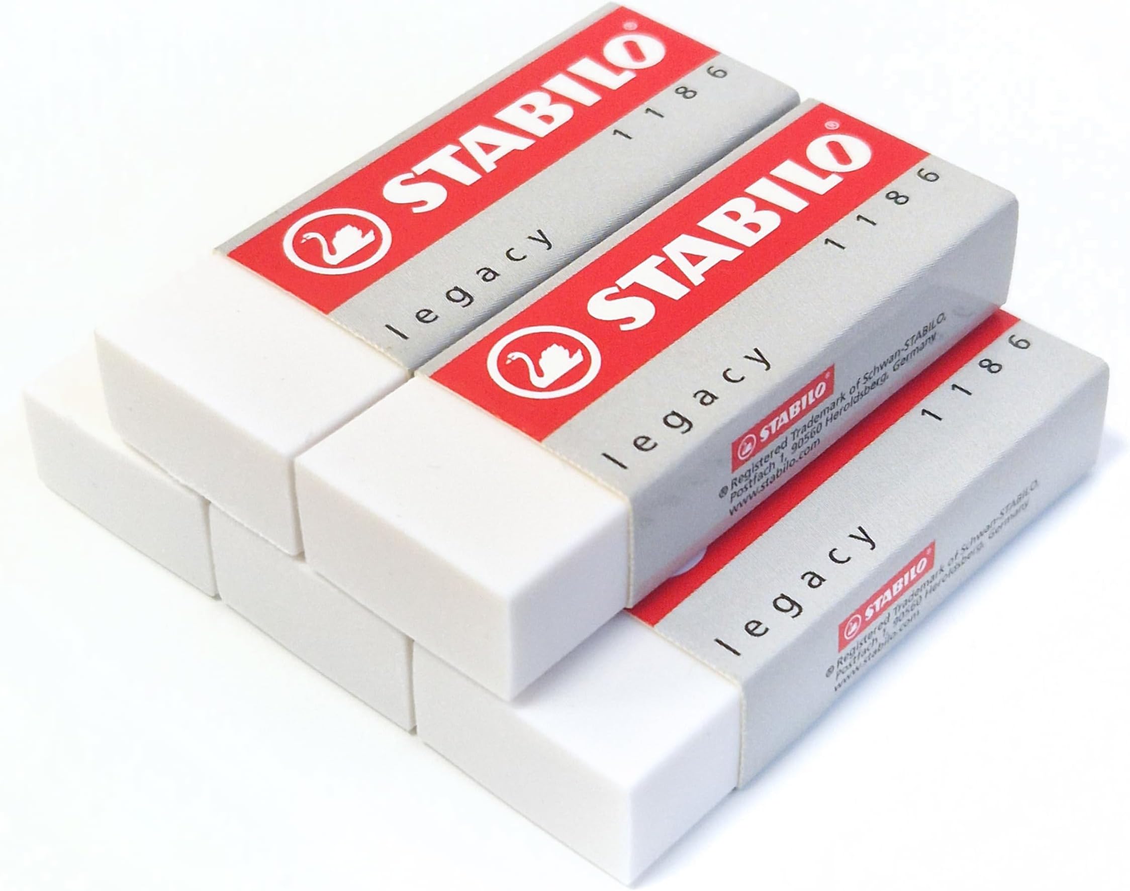 Helix Oxford Twin Pack of Erasers, Oxford Blue, Large : Amazon.co.uk ...