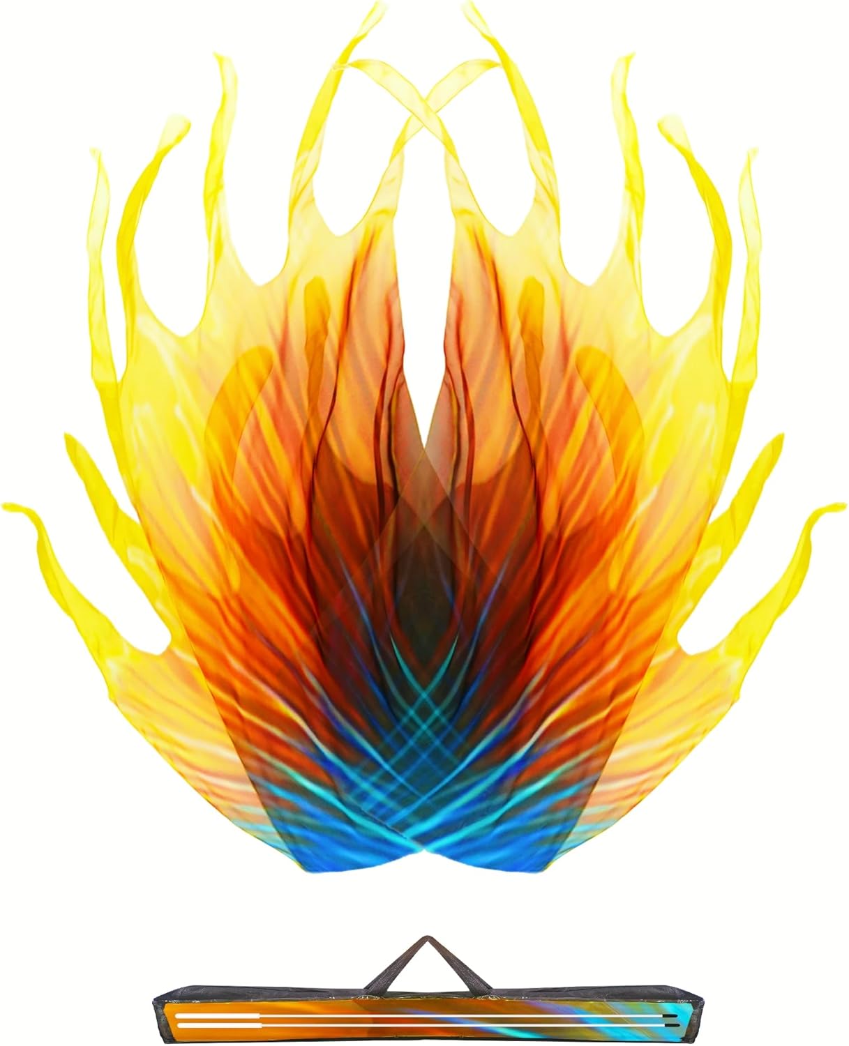 Amazon.com : Baisdan 55'' Double Layered Worship Flags for Dance Church ...