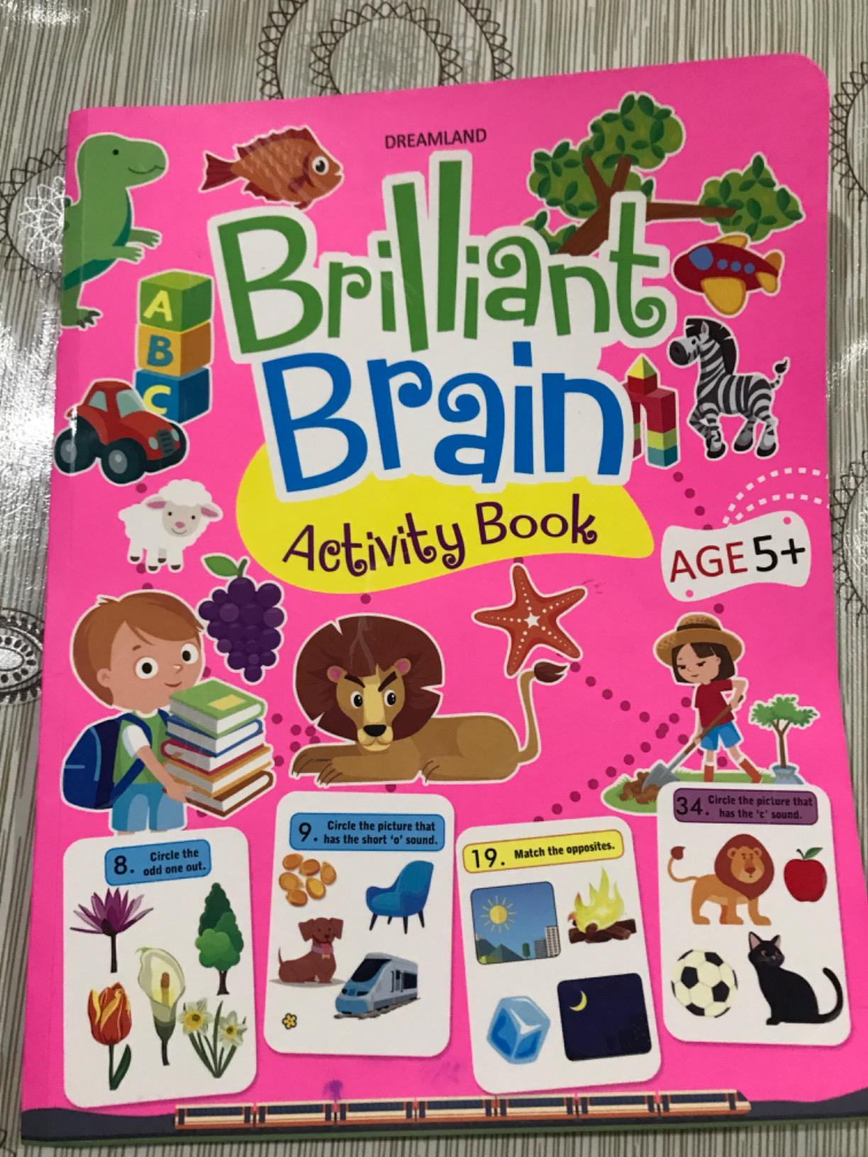 Brilliant Brain Activity Book for Kids Age 5- 6 years with Interesting ...