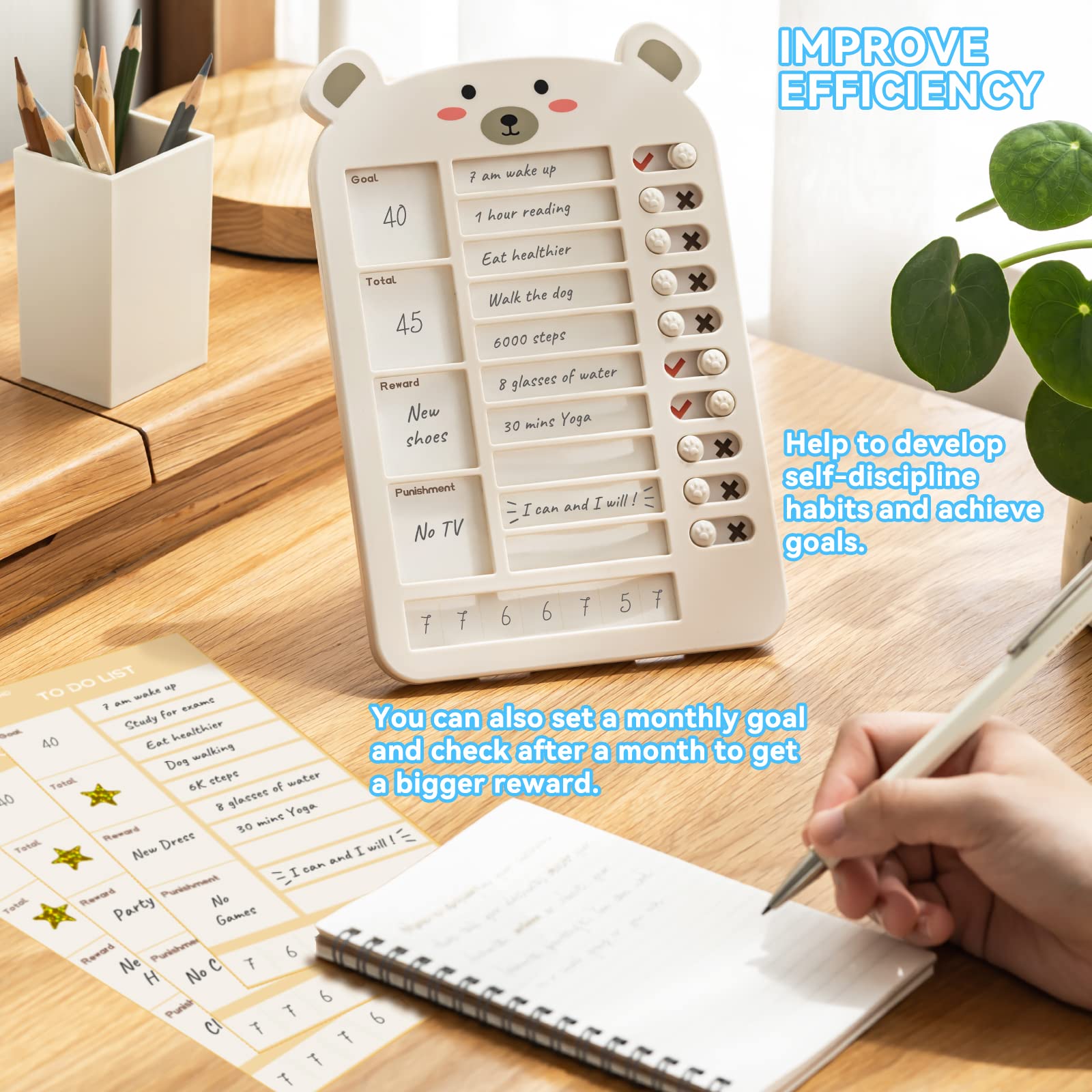 Snapklik.com : TIDYLAND Planning Board And Chore Board For Kids ...