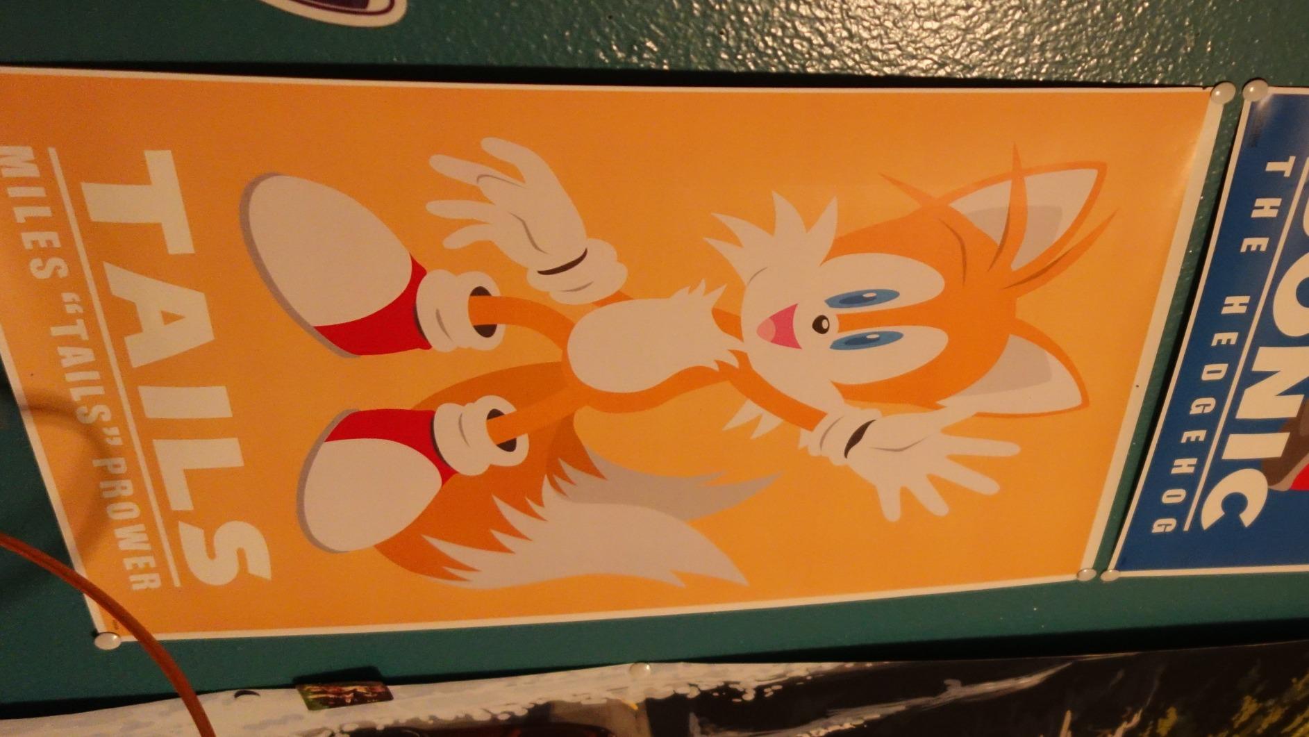 Amazon.com: Sonic the Hedgehog Tails Sega Video Game Gaming Cool Wall ...