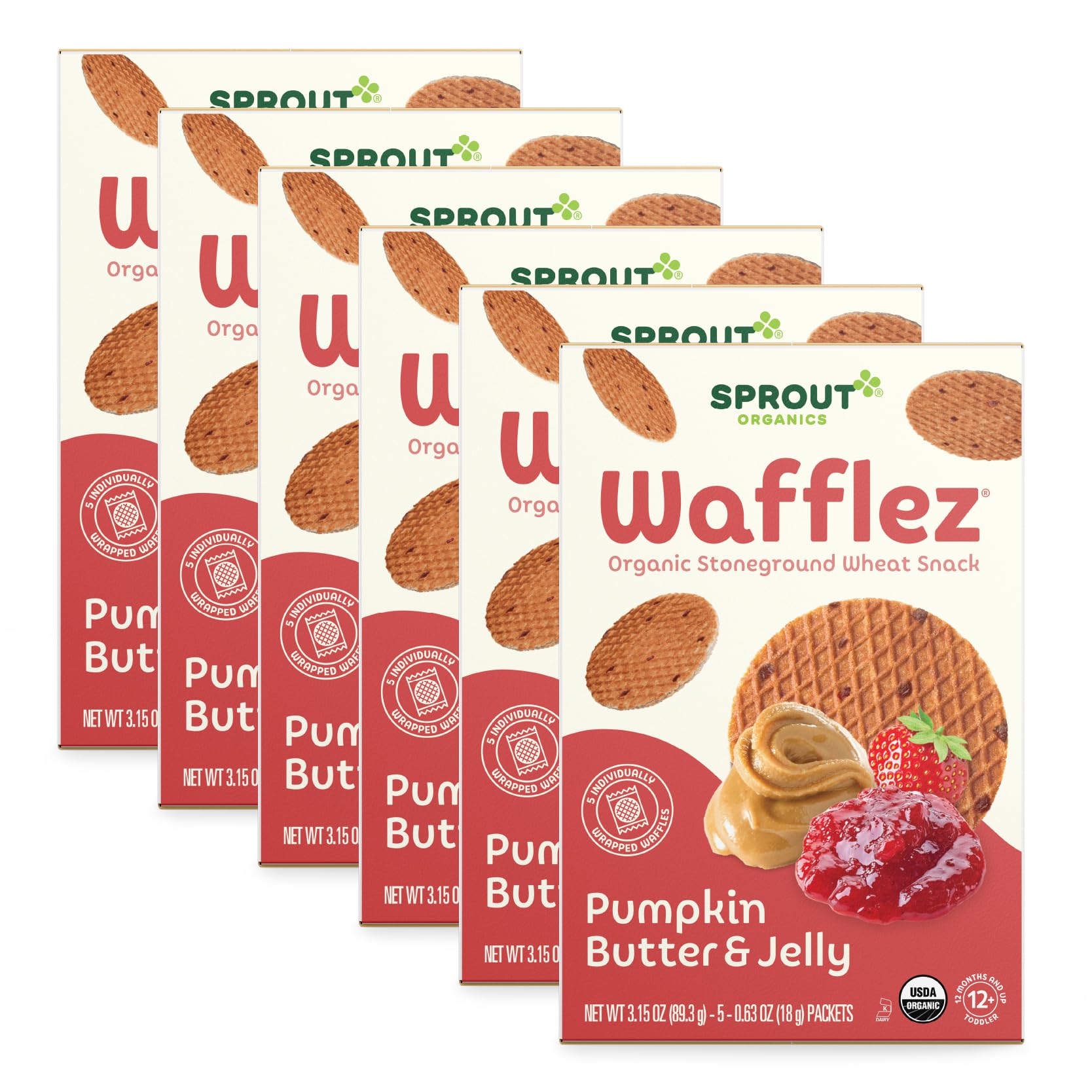 Amazon.com: Sprout Organic Baby Food, Stage 4 Toddler Snacks, Pumpkin ...