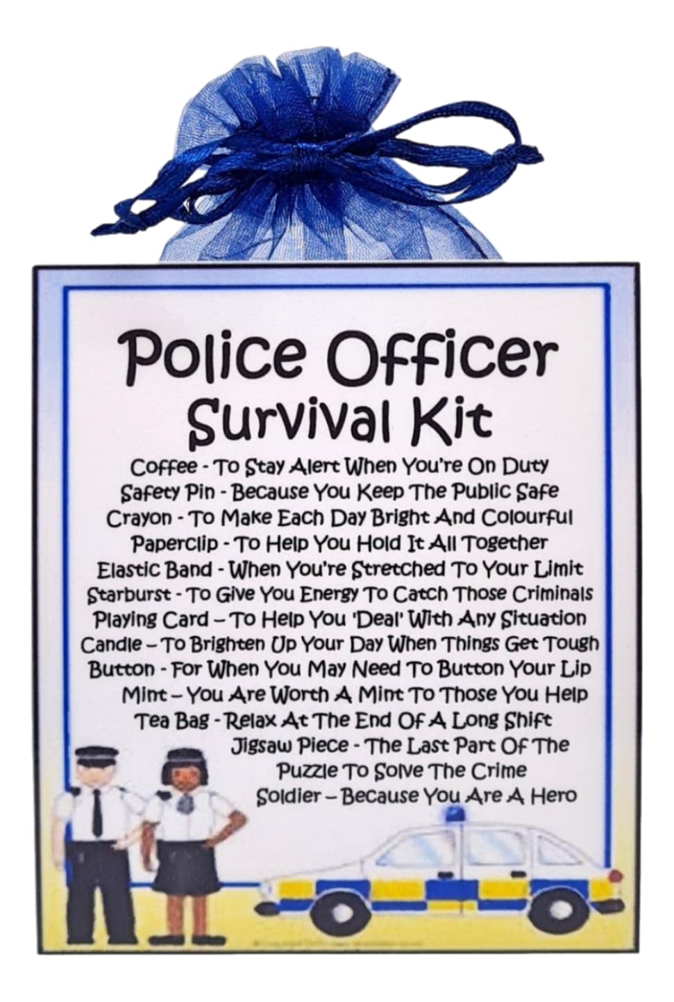 Police Officer Survival Kit ~ Fun Novelty Gift & Greetings Card ...