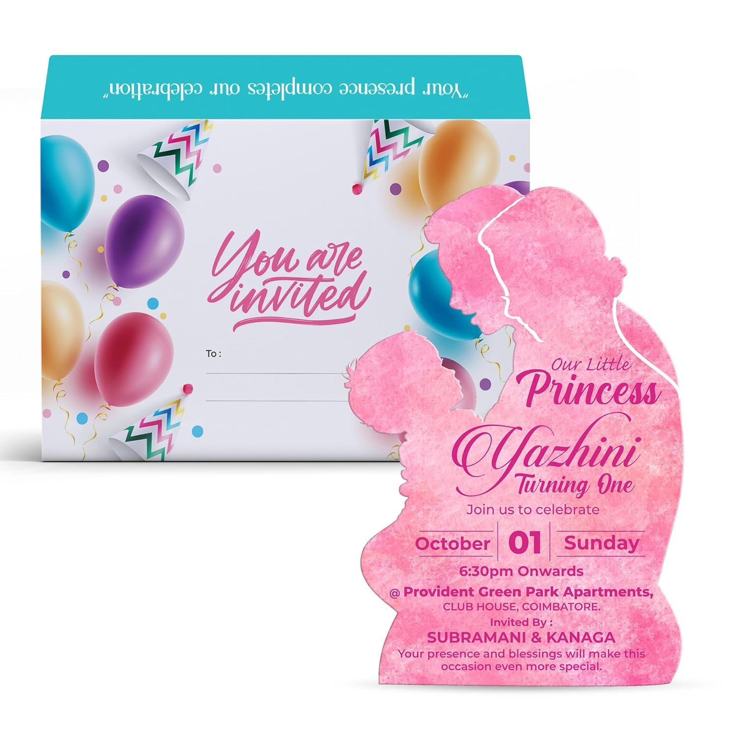 Daughter Birthday Cards Invitation